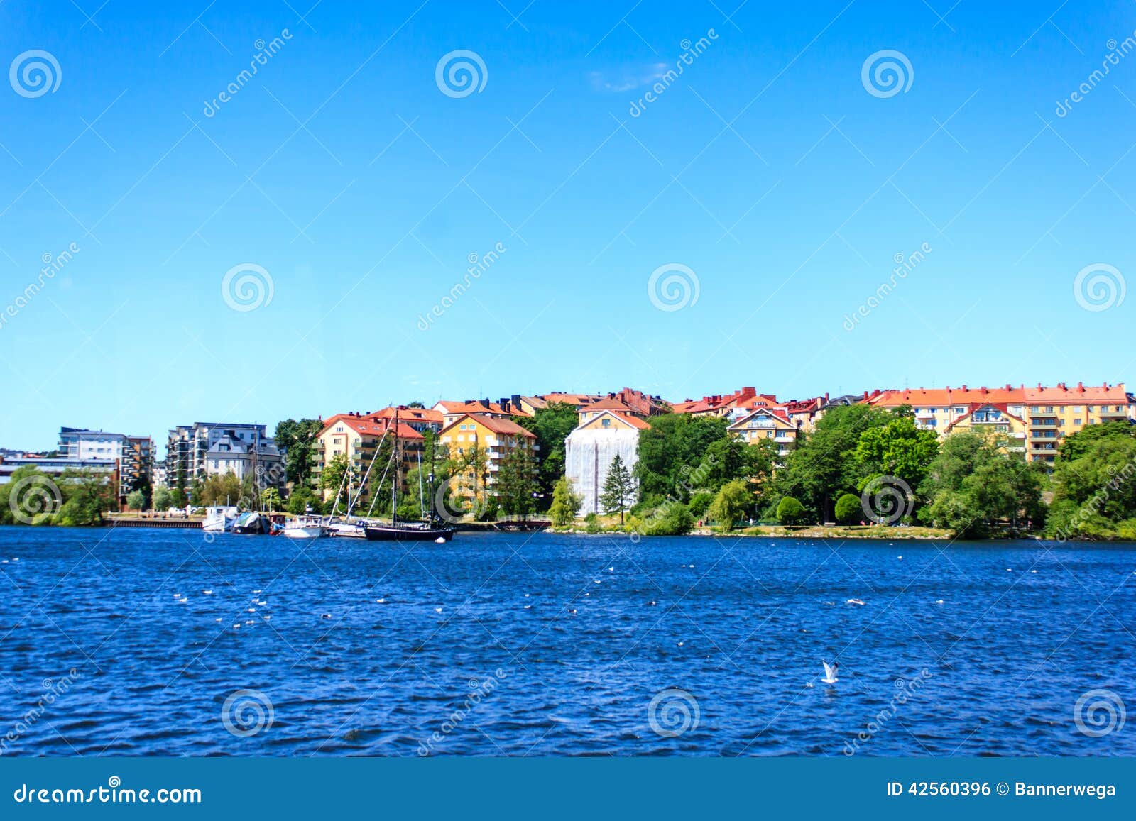 View of Stockholm stock photo. Image of ostermalm, architecture - 42560396