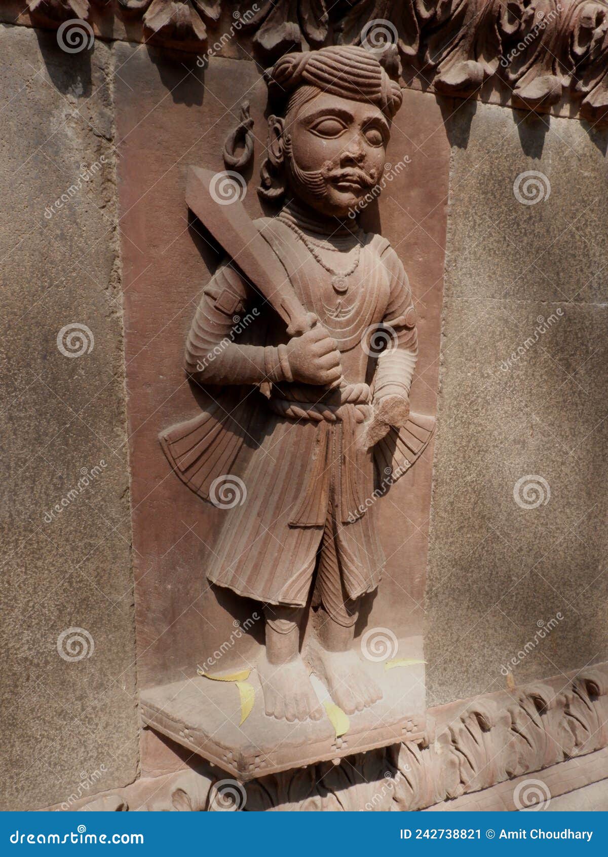 A View of the Stone Soldier Stock Image - Image of stone, relief: 242738821