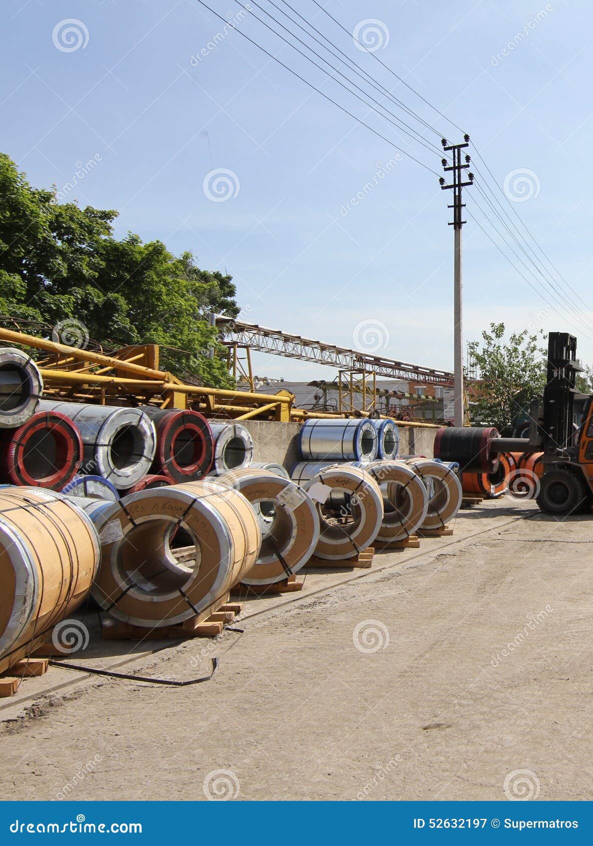 Storage Of Steel Reinforcement Bar Stock Photography | CartoonDealer ...