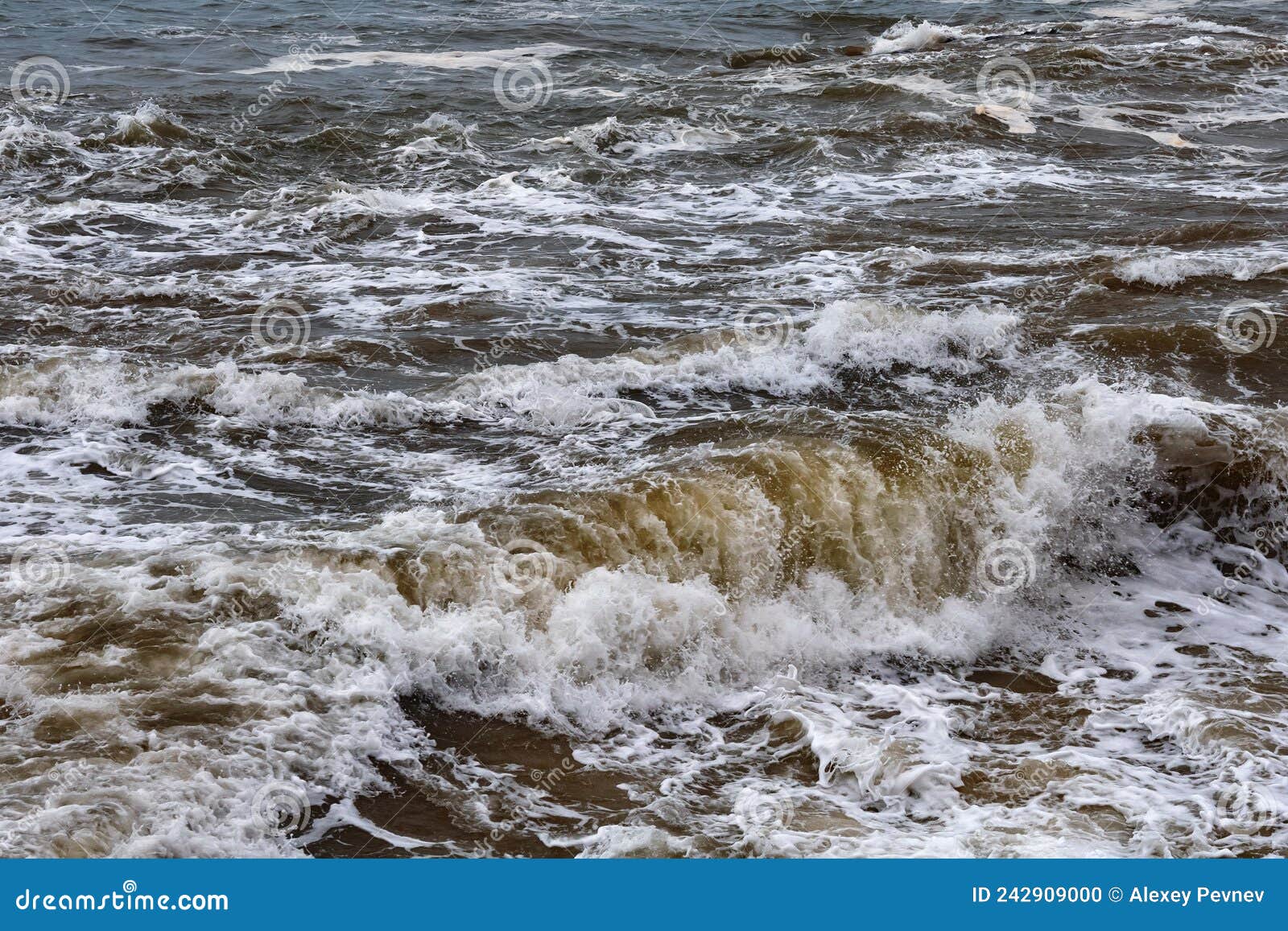 View of the Stormy Water of the Atlantic Ocean Stock Photo - Image of ...