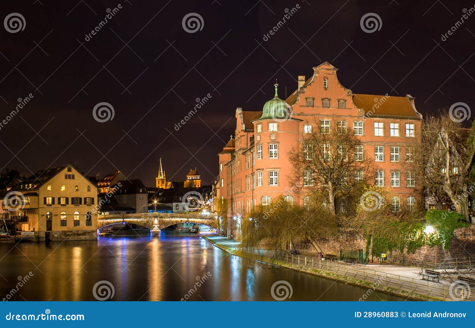 View of Strasbourg City Center Stock Image - Image of city, excursion ...