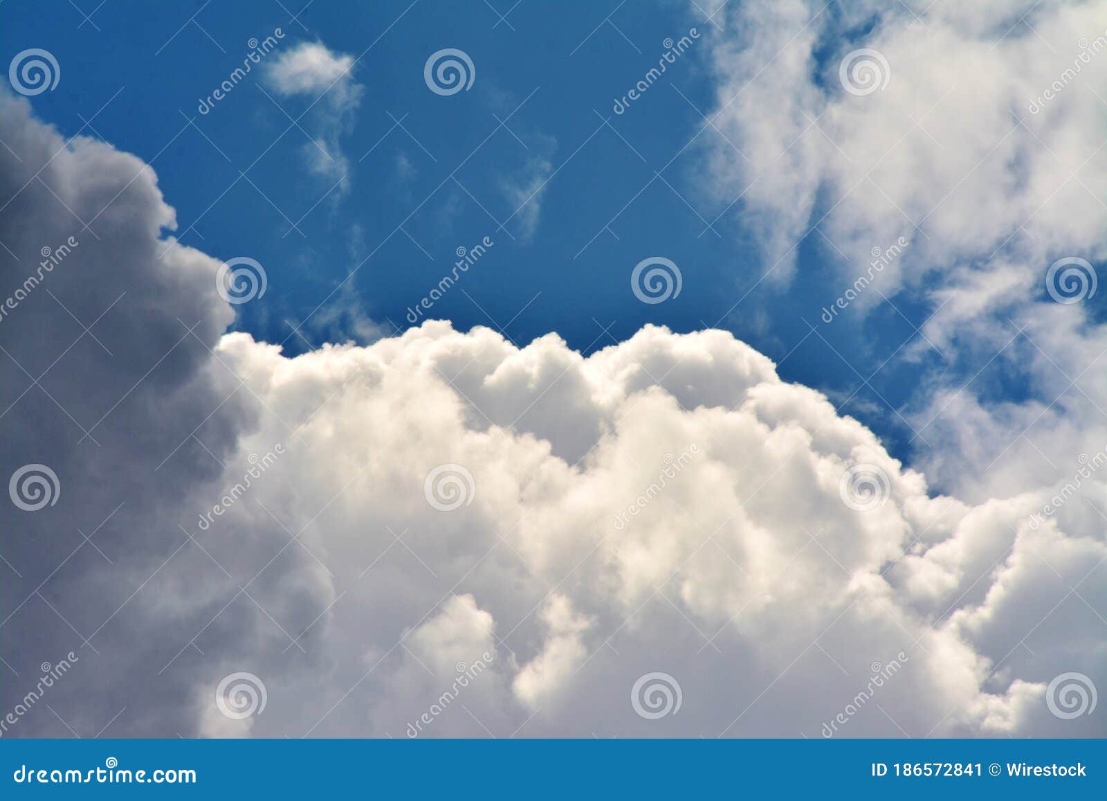 View of Stratus Clouds in the Sky Stock Image - Image of outdoors ...