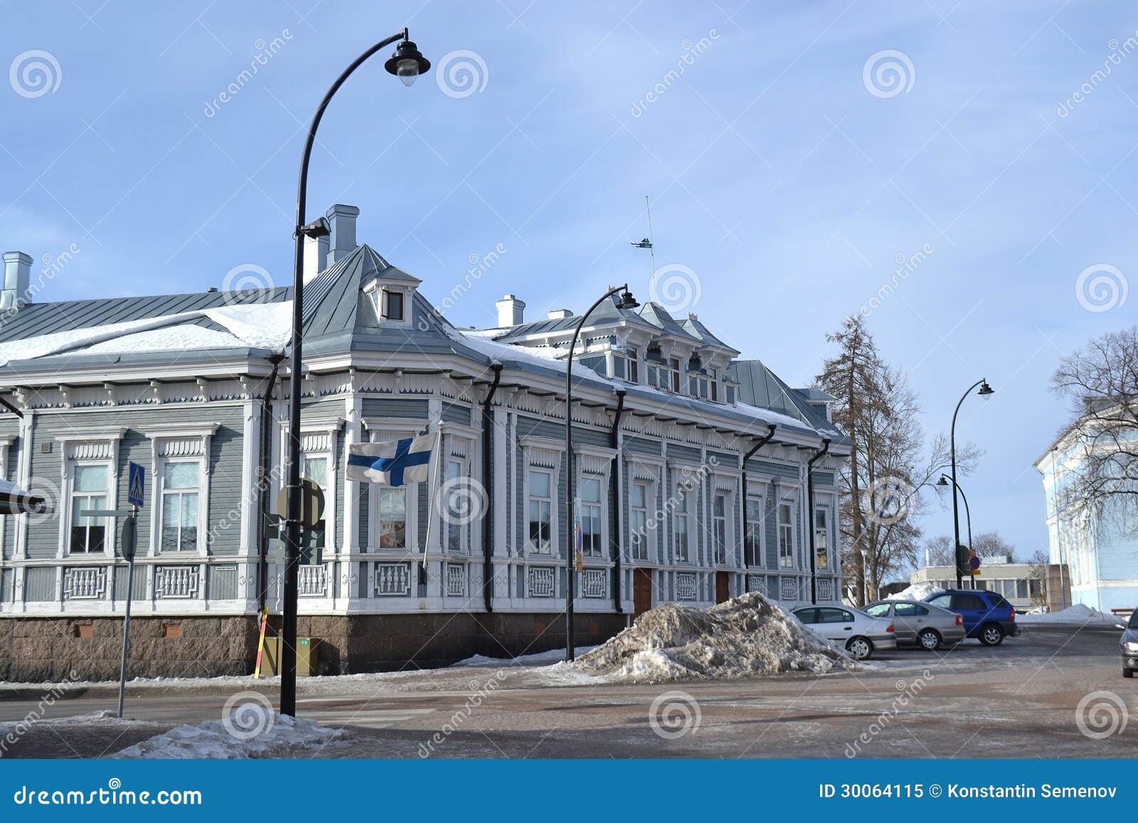 Street in Hamina stock image. Image of sunny, house, building - 30064115