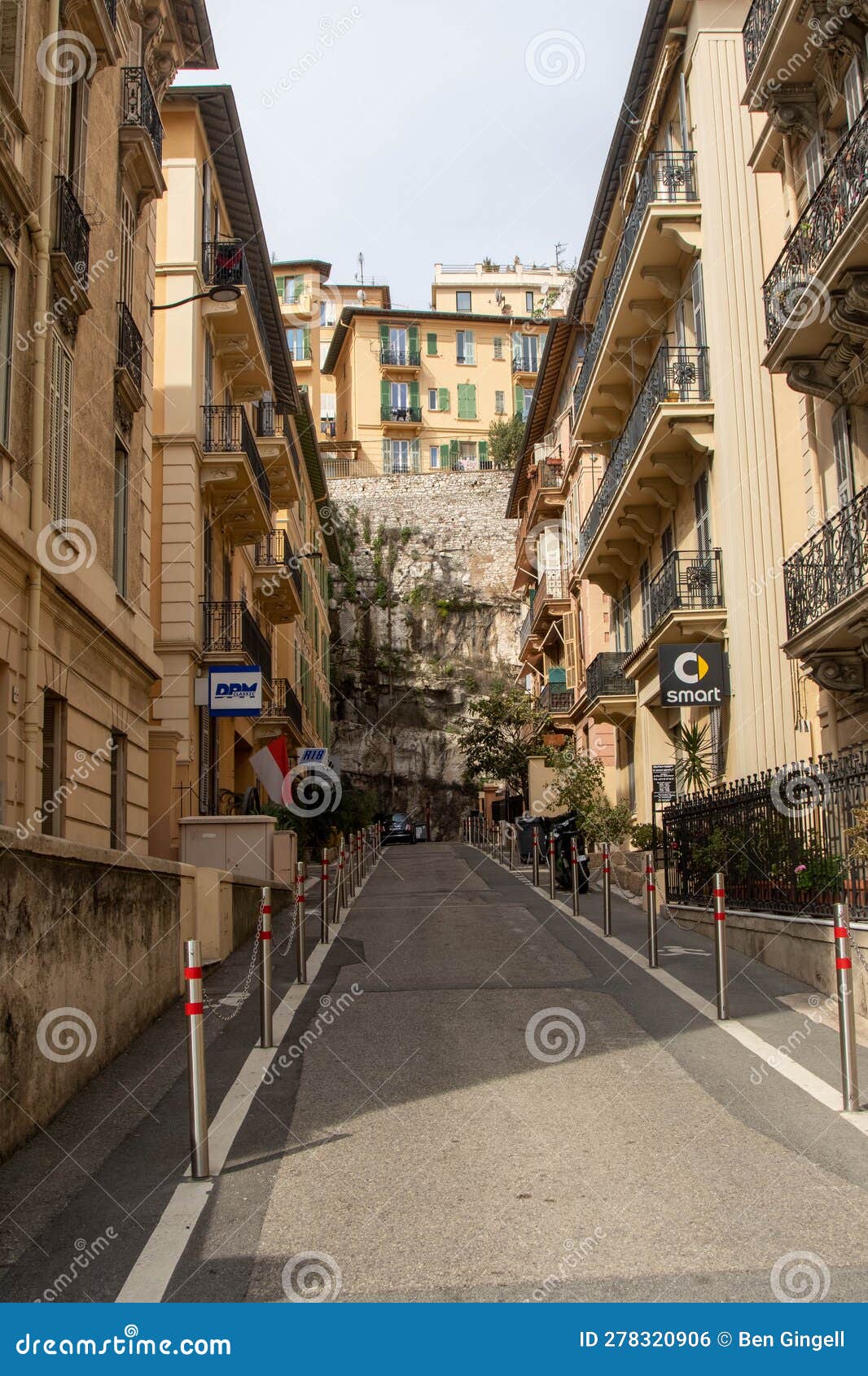 A View of Street Level in the Principality of Monaco Editorial Photo ...
