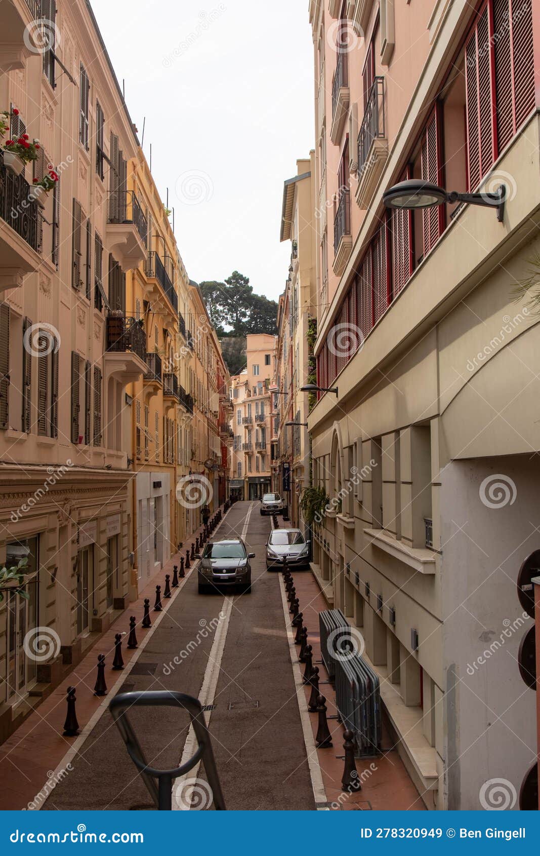 A View of Street Level in the Principality of Monaco Editorial Stock ...