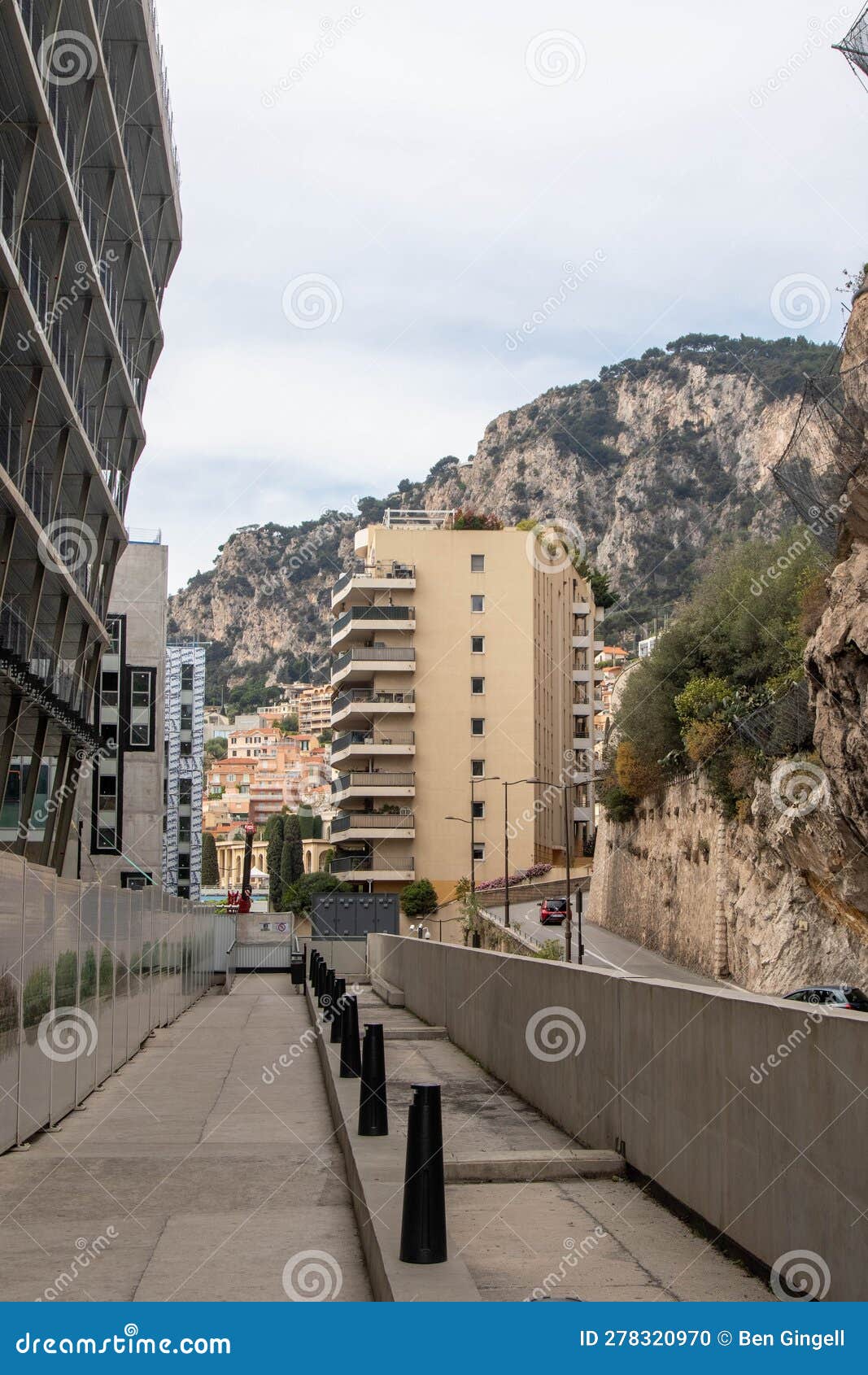 A View of Street Level in the Principality of Monaco Editorial Image ...