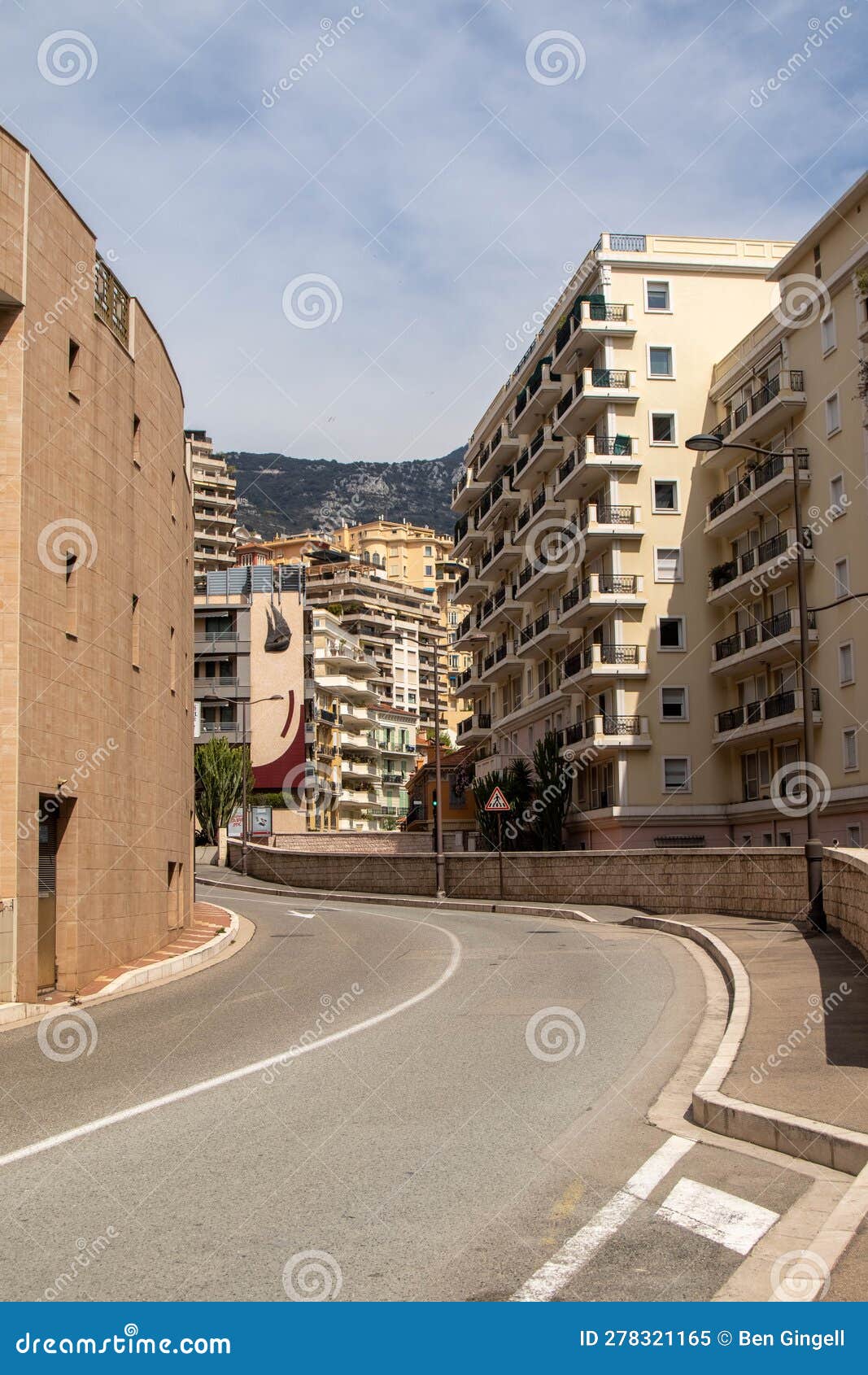 A View of Street Level in the Principality of Monaco Editorial Image ...