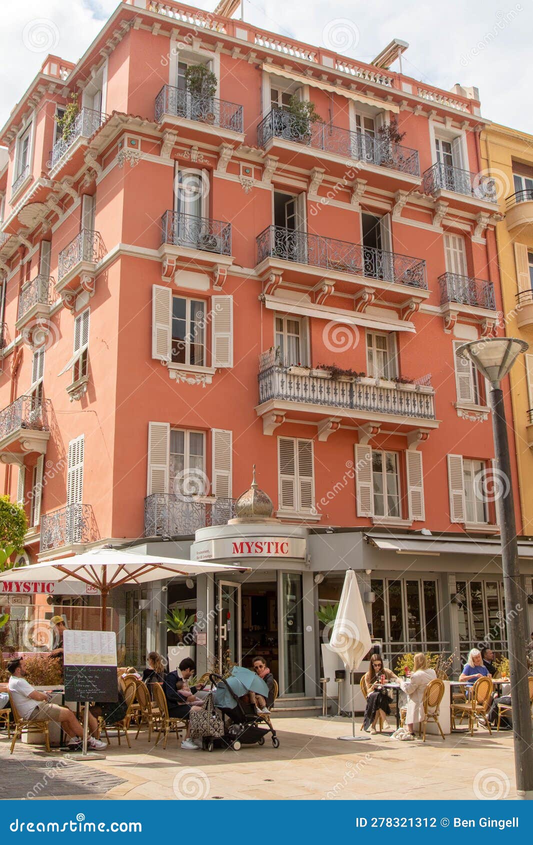 A View of Street Level in the Principality of Monaco Editorial ...
