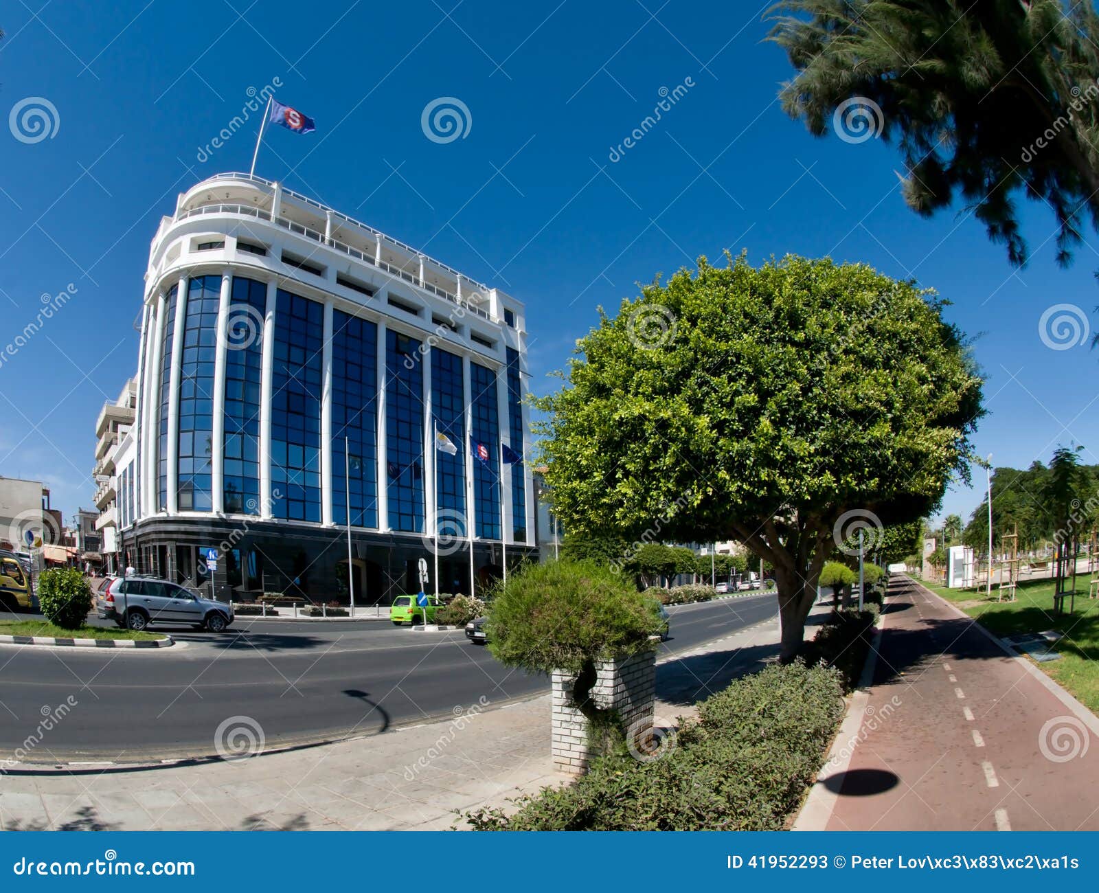 View of Street, Limassol, Cyprus Editorial Stock Photo - Image of ...
