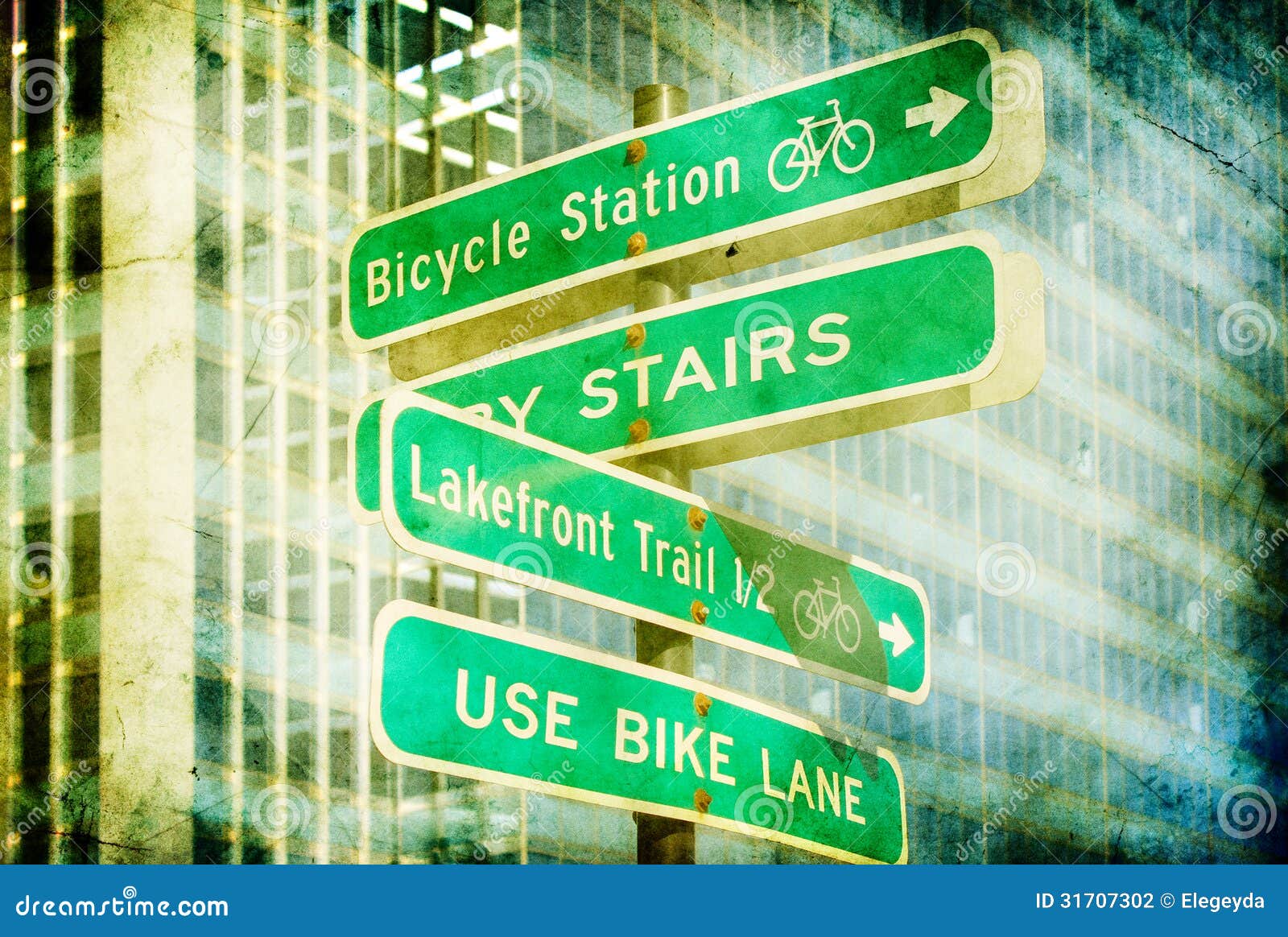 View of the street sign stock photo. Image of downtown - 31707302