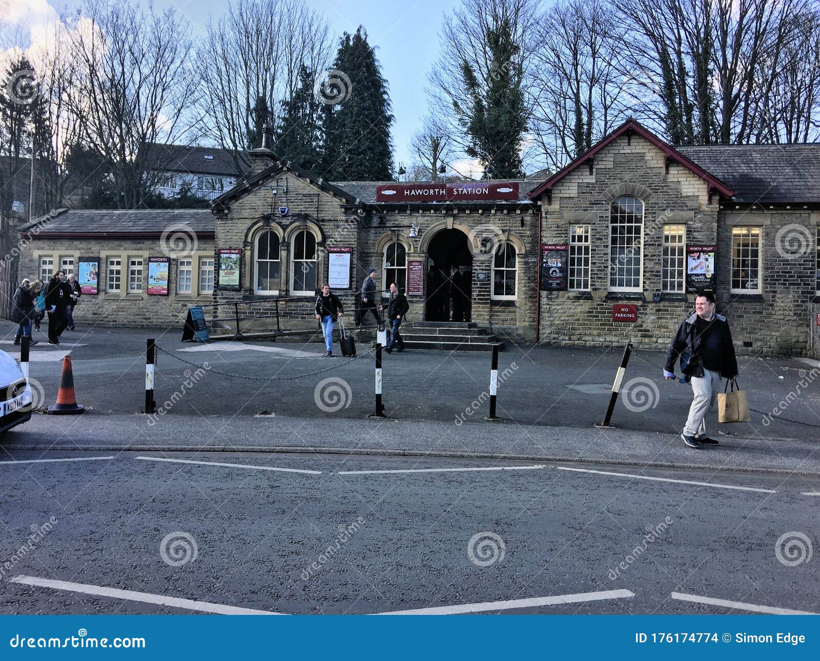 A View of the Streets of Haworth Editorial Stock Image - Image of ...