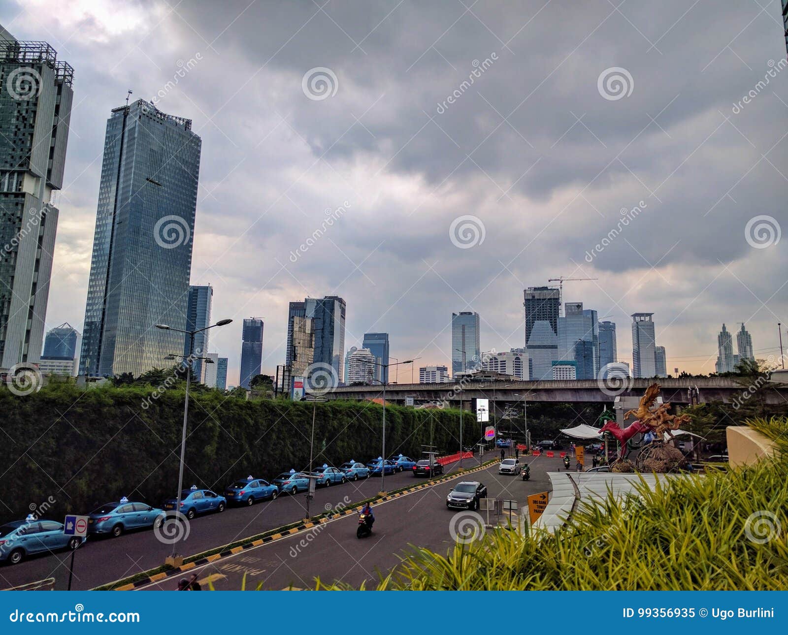 View of a Jakarta in Java, Indonesia Editorial Image - Image of journey ...