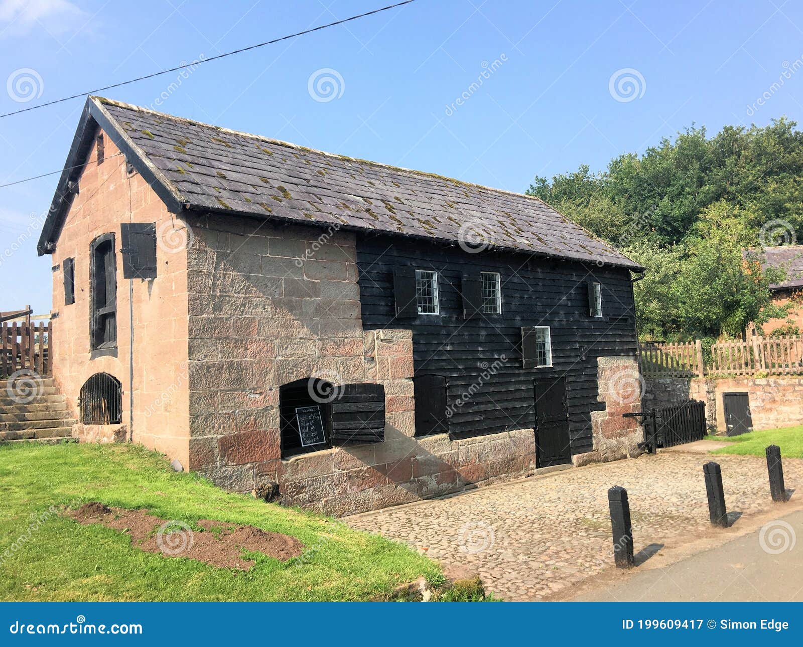 A View of Stretton Watermill Stock Image - Image of cheshire, travel ...