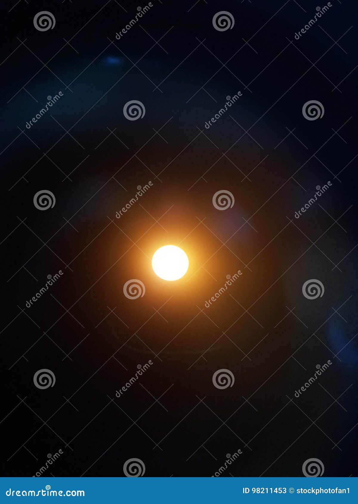 View of the Sun through Solar Filter and Binoculars Stock Image - Image ...