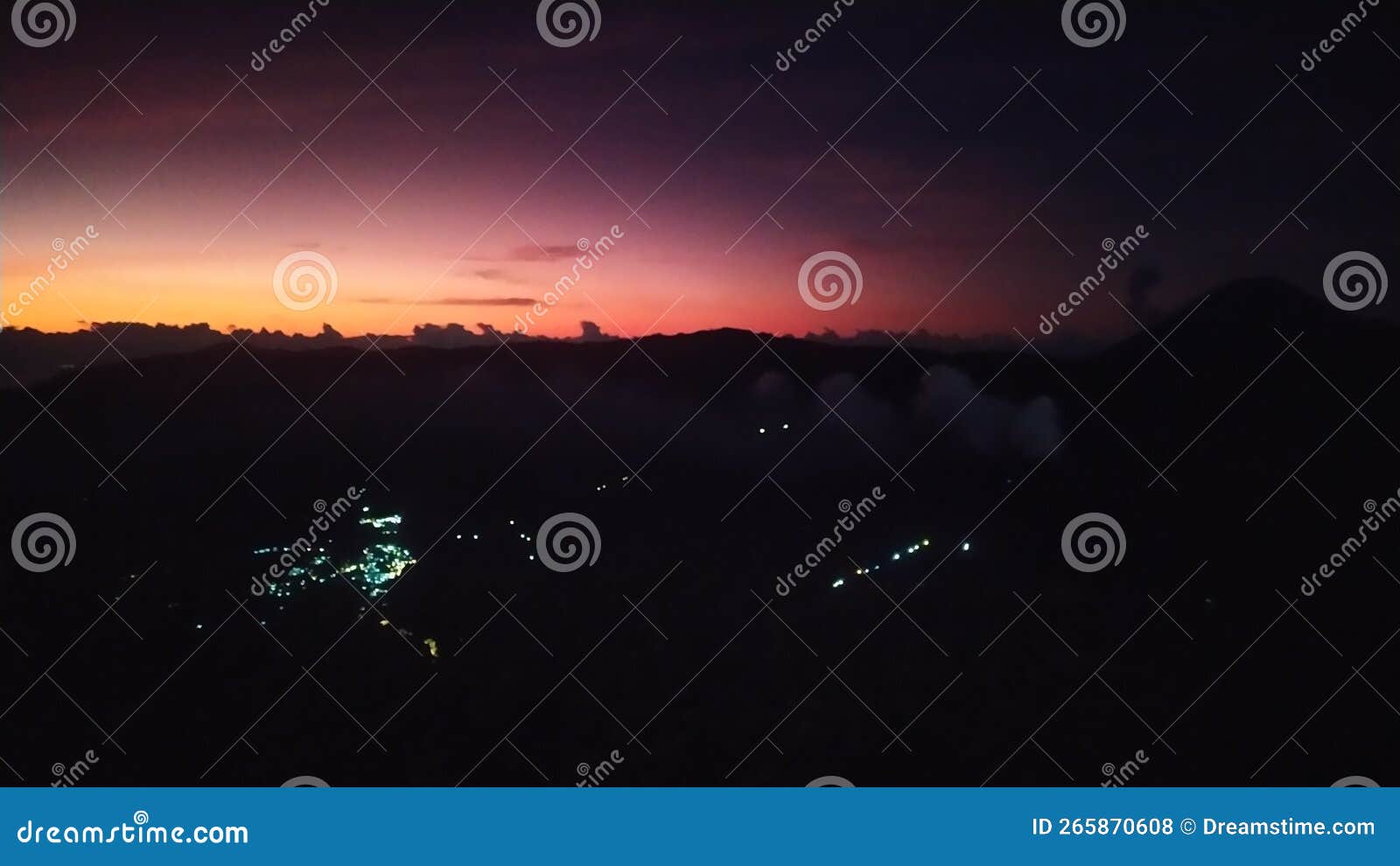 View of Sunrise on the Eastern Horizon Stock Photo - Image of eastern ...