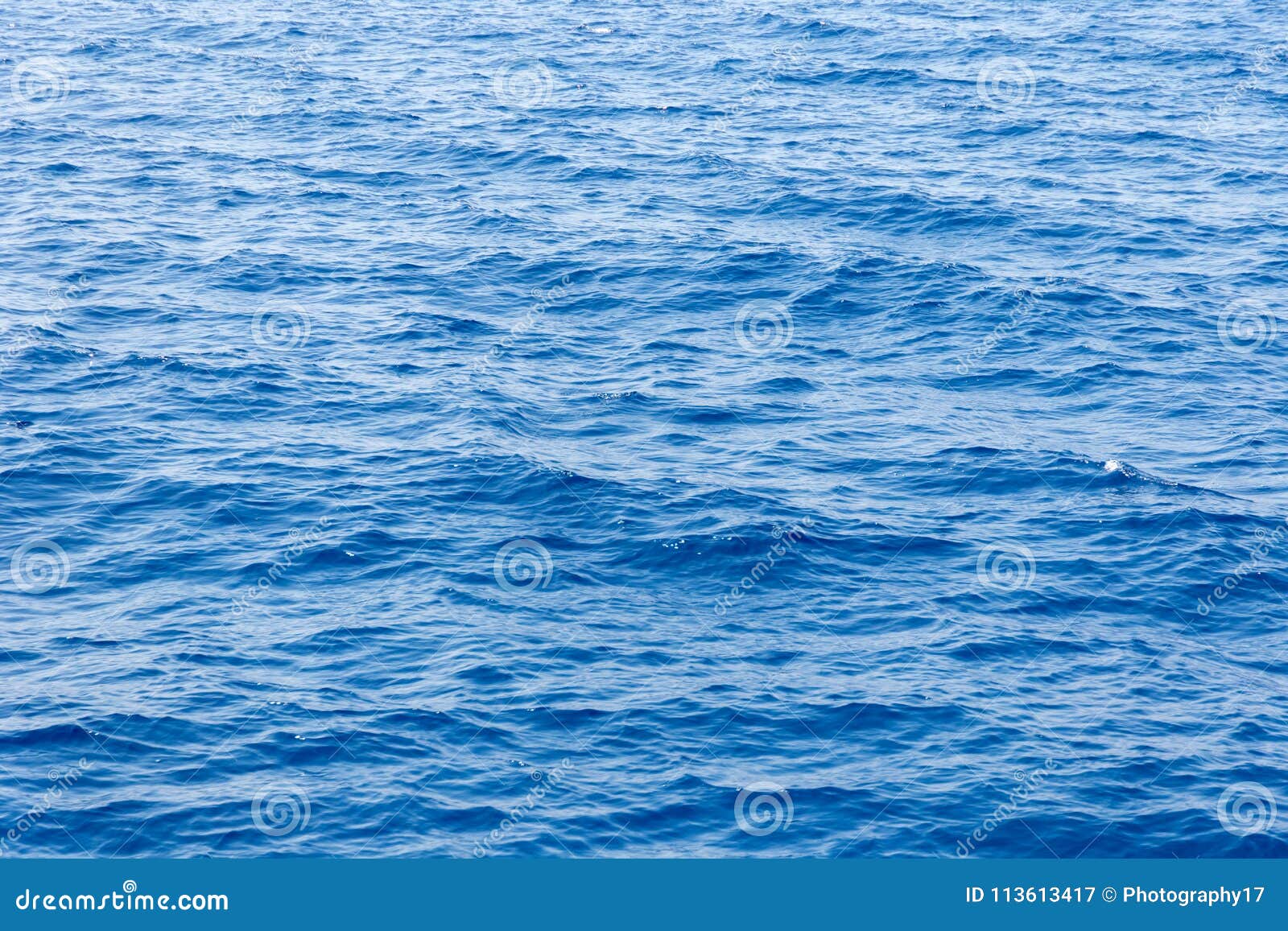 Ripples of Blue Ocean Water Stock Image - Image of soft, background ...