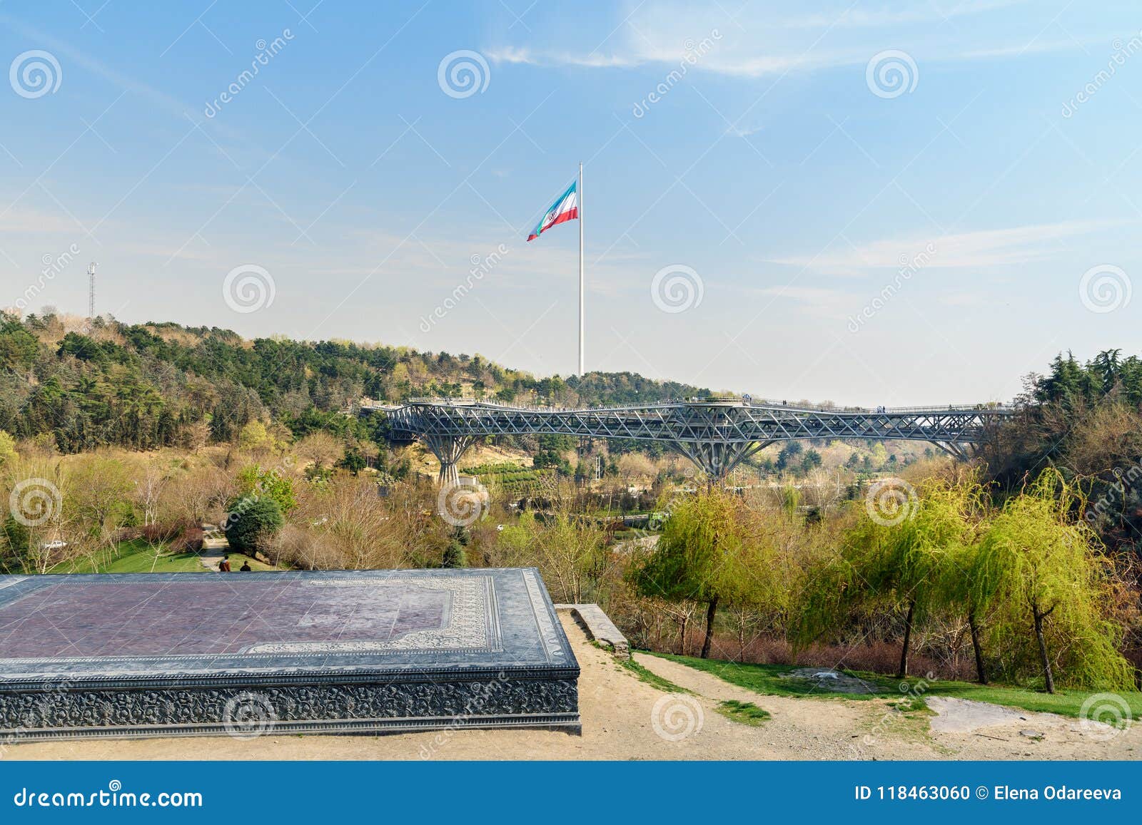 View of Tabiat Bridge in Tehran. Iran Editorial Image - Image of tabiat ...