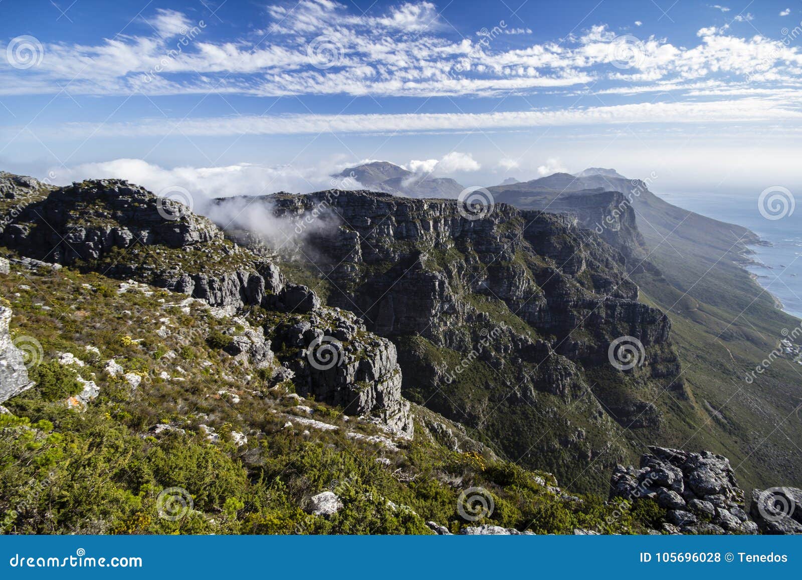View from Table mountain stock photo. Image of outdoor - 105696028
