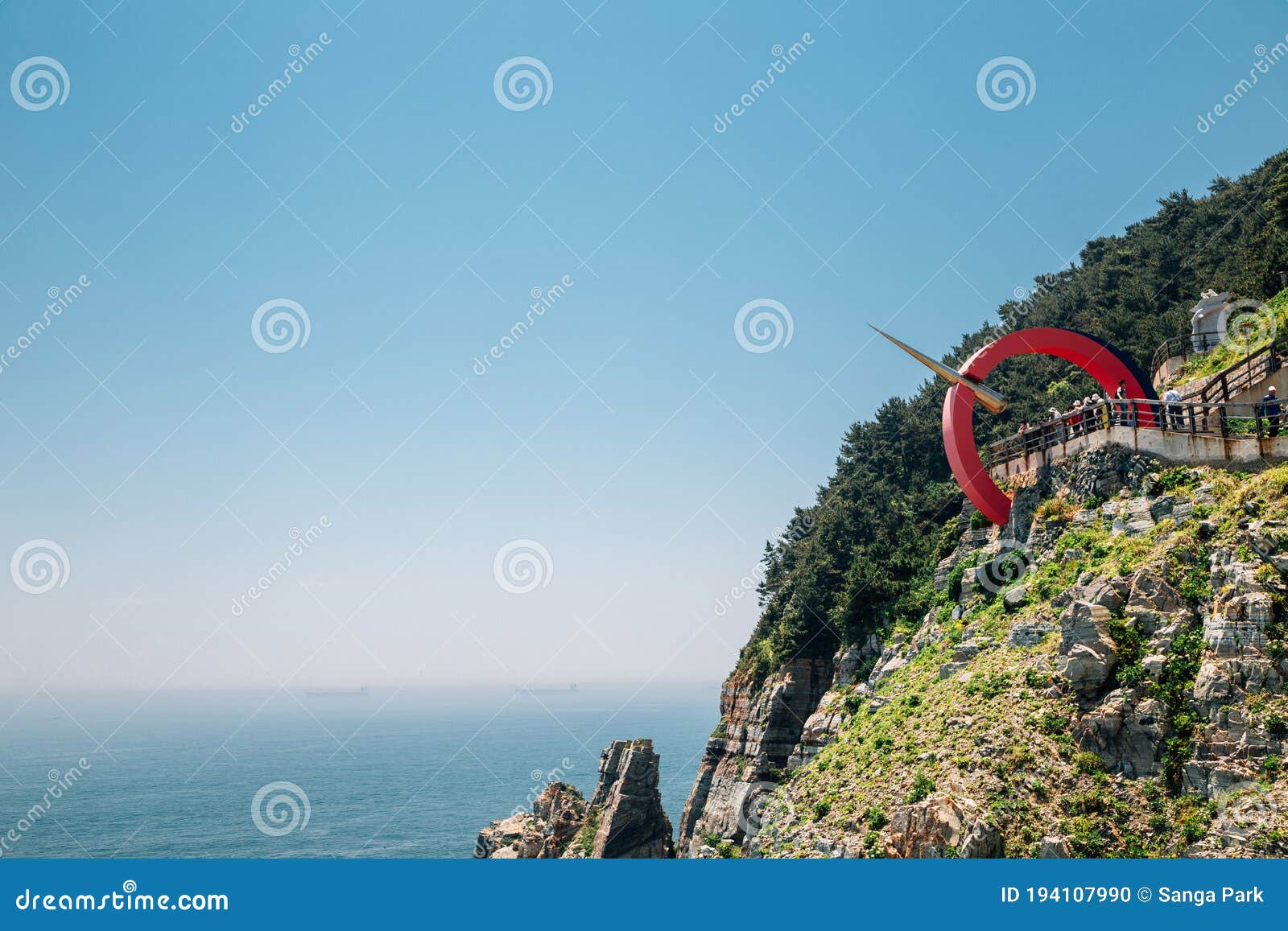 View of Taejongdae Cliff and Sea in Busan, Korea Stock Photo - Image of ...