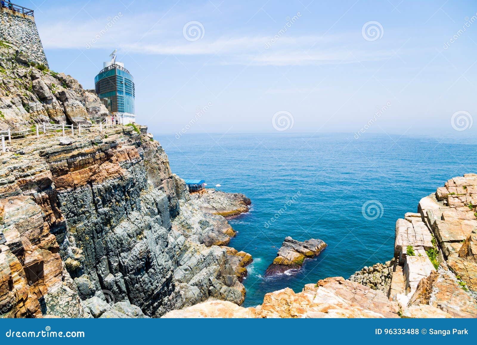 Taejongdae Cliff and Sea in Busan, Korea Stock Photo - Image of pusan ...