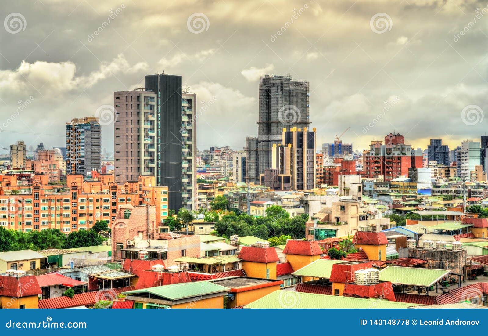 View of Taipei, the Capital of Taiwan Stock Photo - Image of beautiful ...