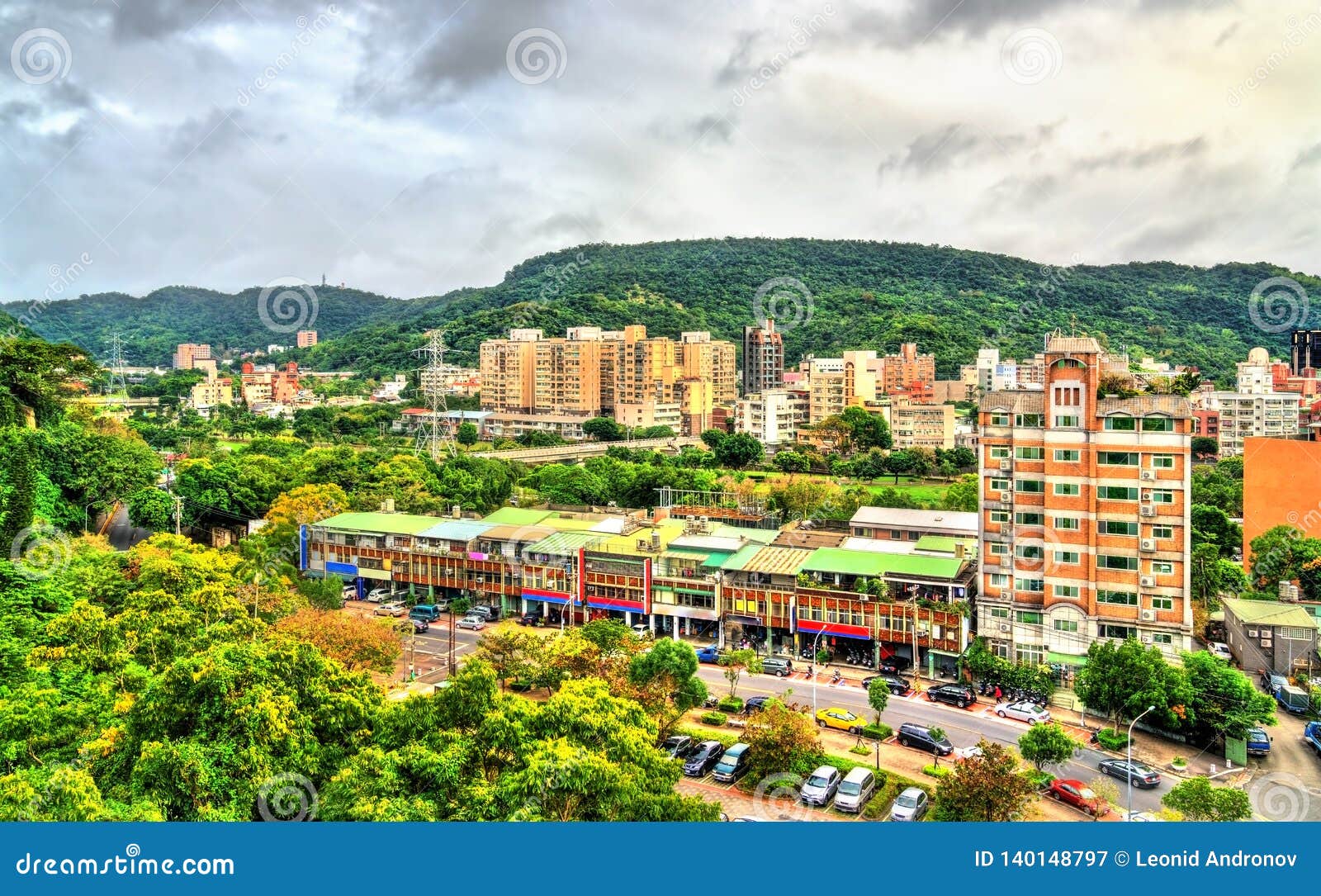 View of Taipei, the Capital of Taiwan Stock Image - Image of asia ...
