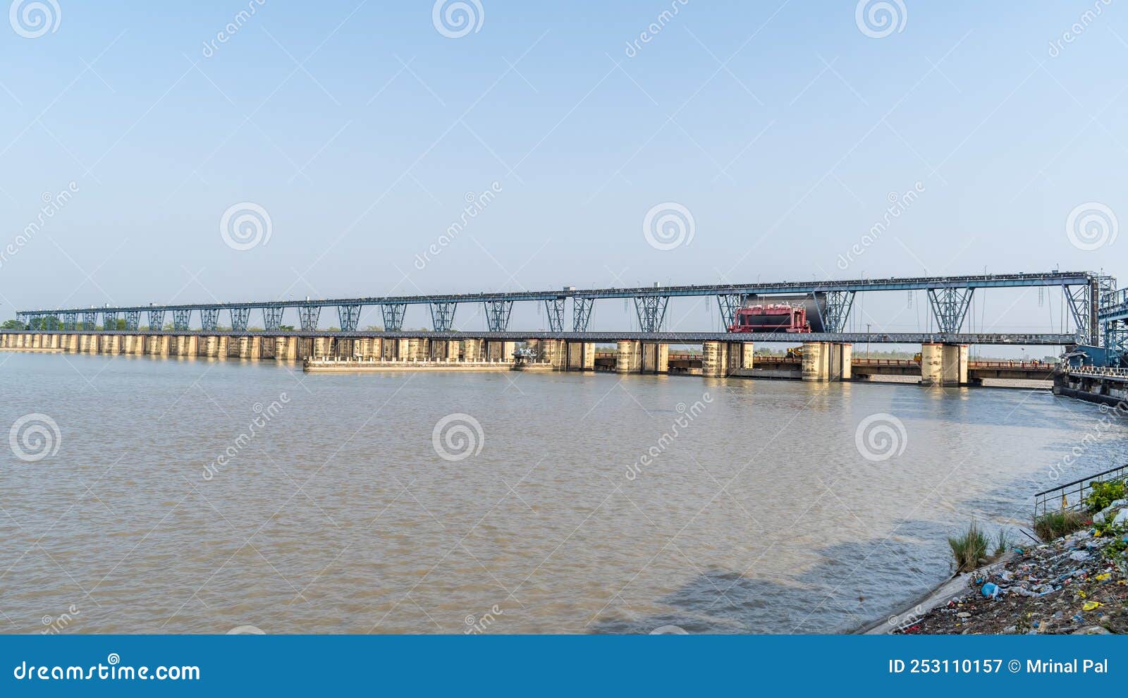 Tanakpur Hydroelectric Project, Tanakpur Dam Stock Image - Image of ...