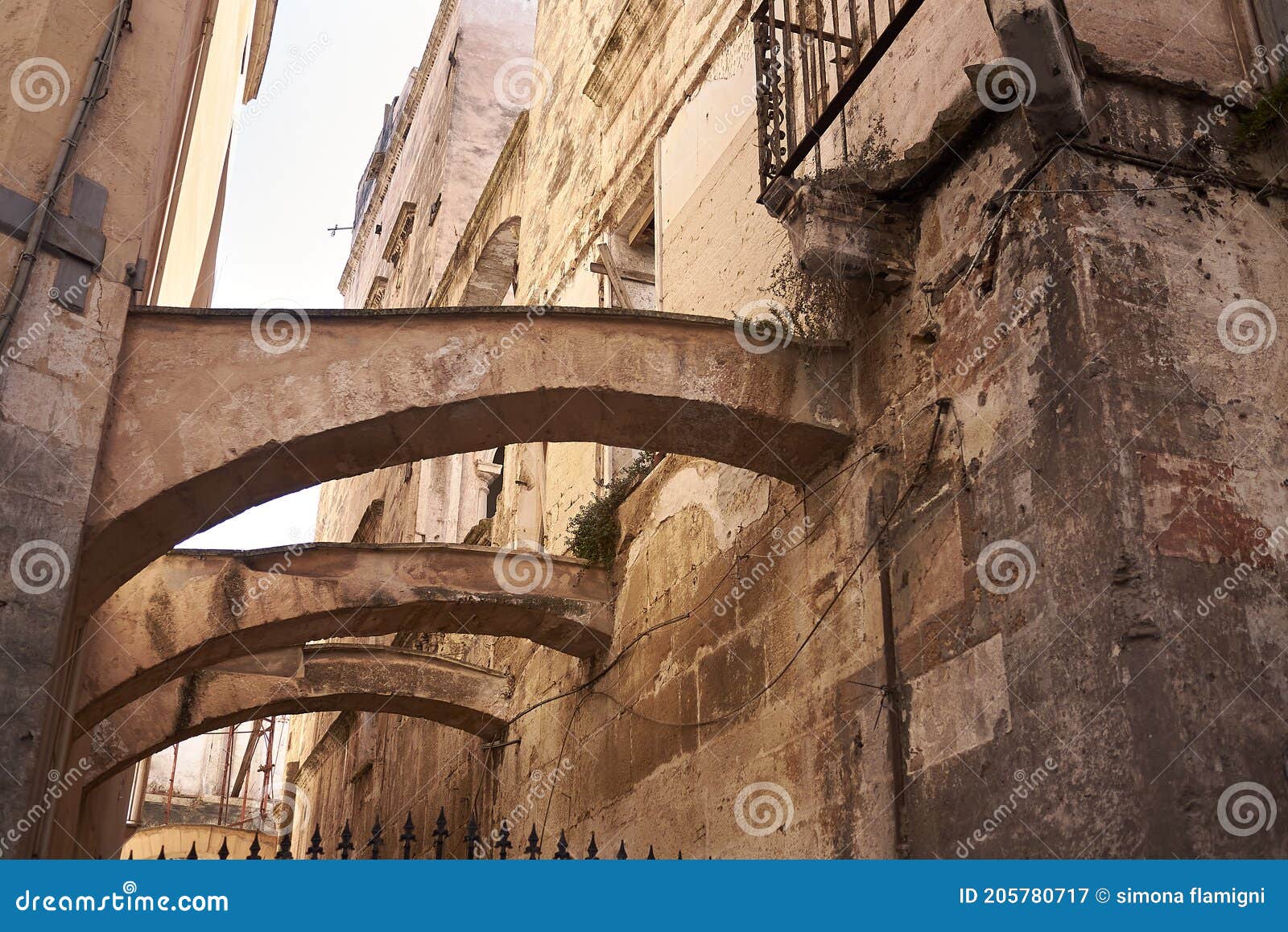View of Taranto Vecchia Houses Editorial Photography - Image of ...