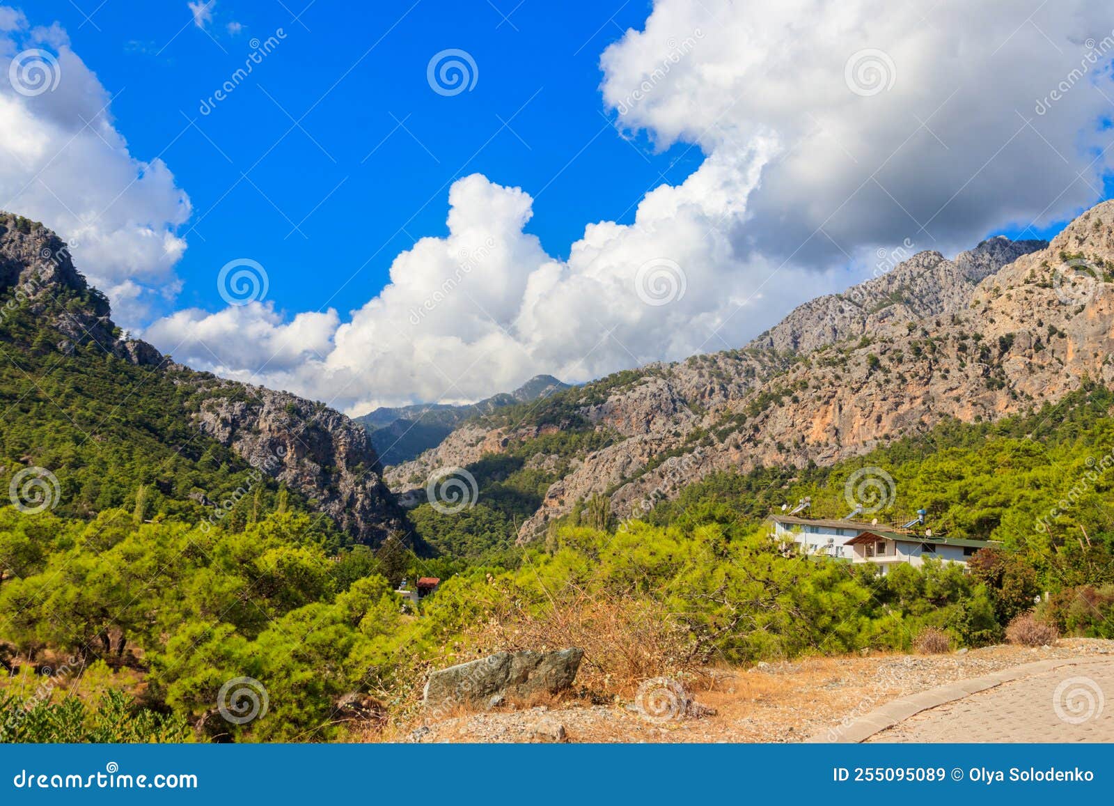 View of the Taurus Mountains in Antalya Province, Turkey Stock Image ...