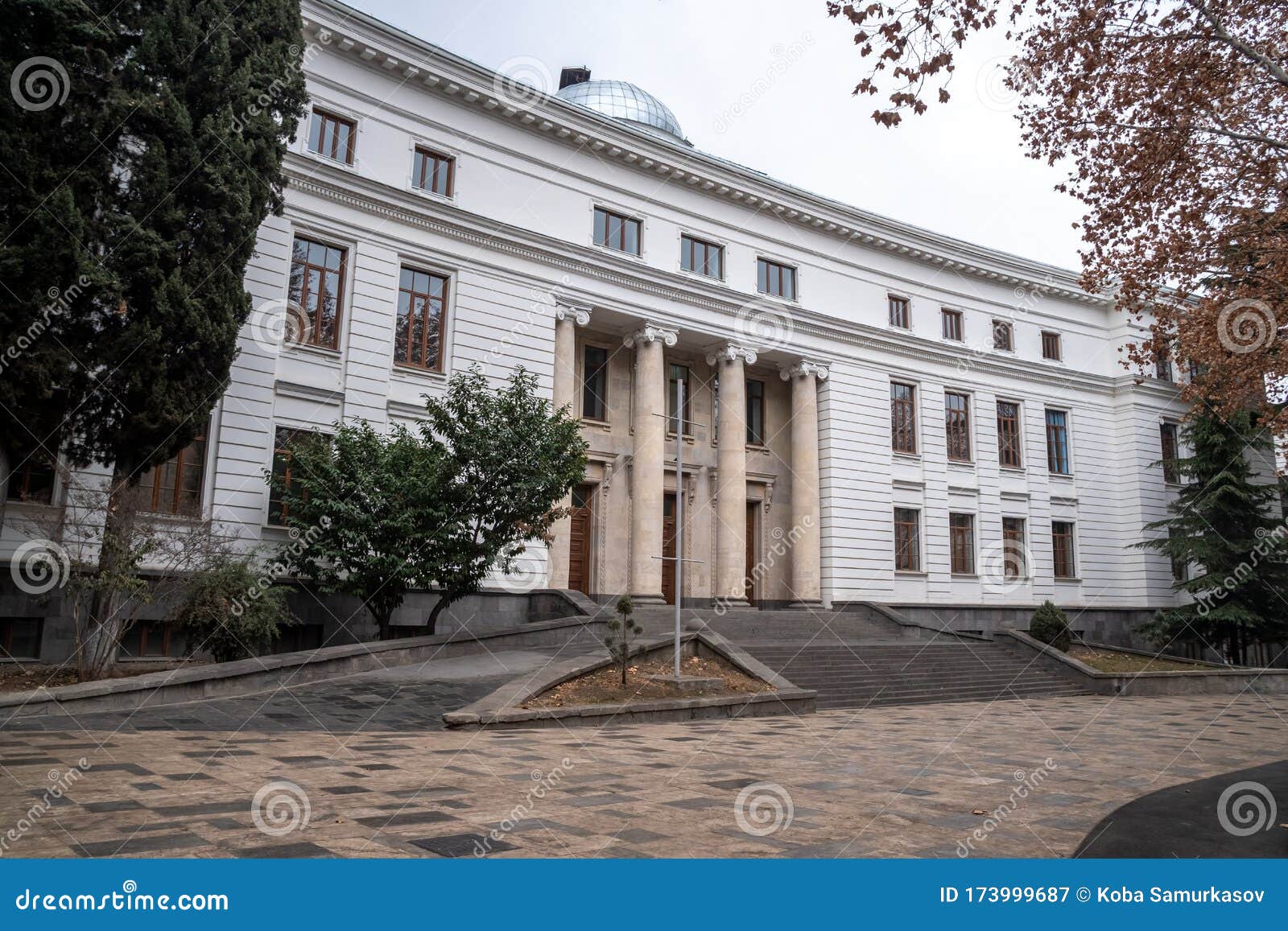 View of Tbilisi State University, Established 1918 Y Stock Image ...