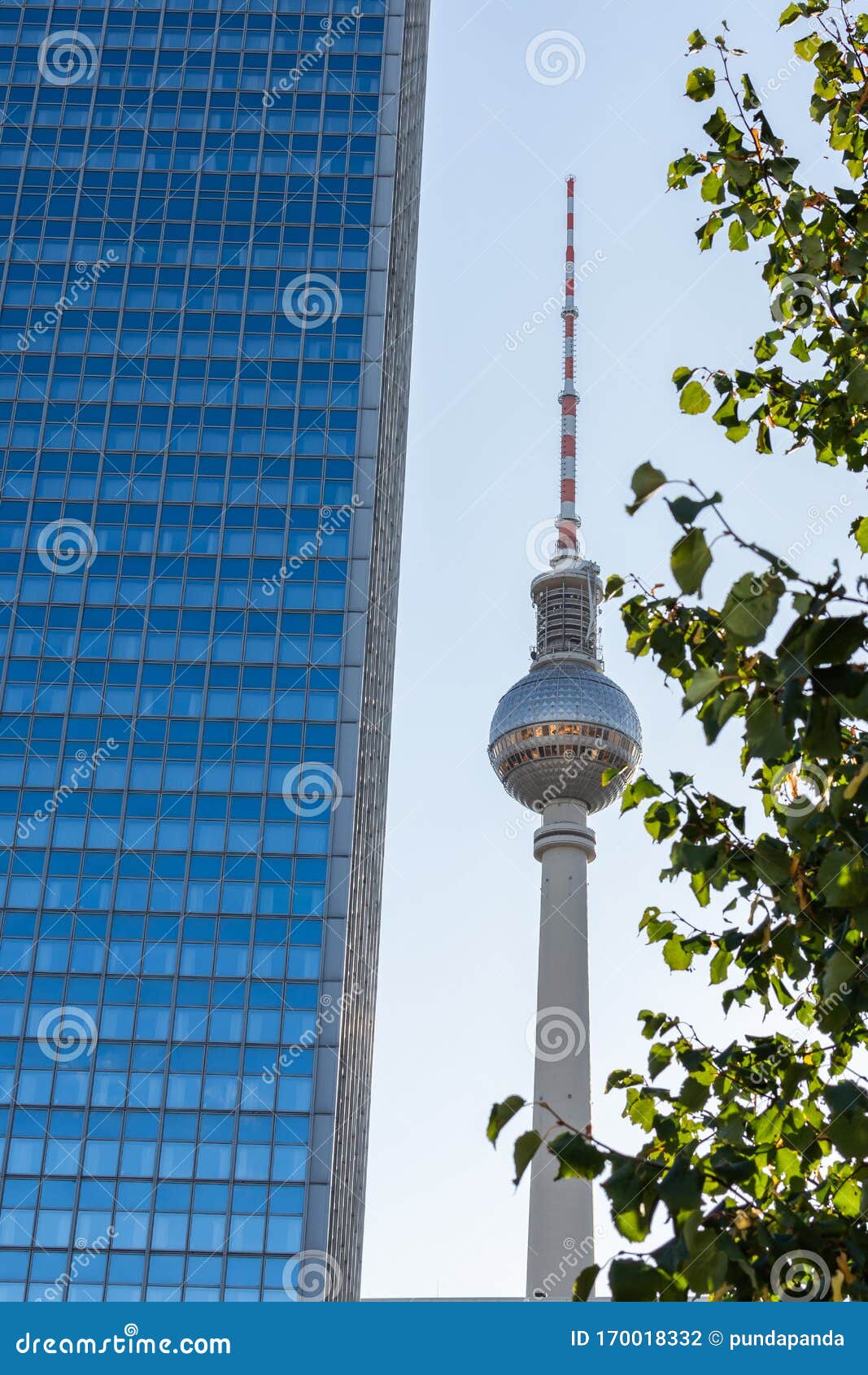 View of the Television Tower Stock Photo - Image of cityscape, city ...