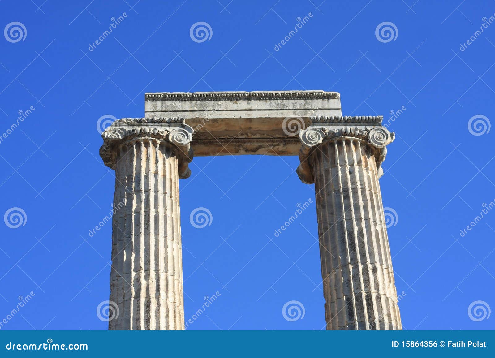 A view of Temple of Apollo stock photo. Image of visit - 15864356