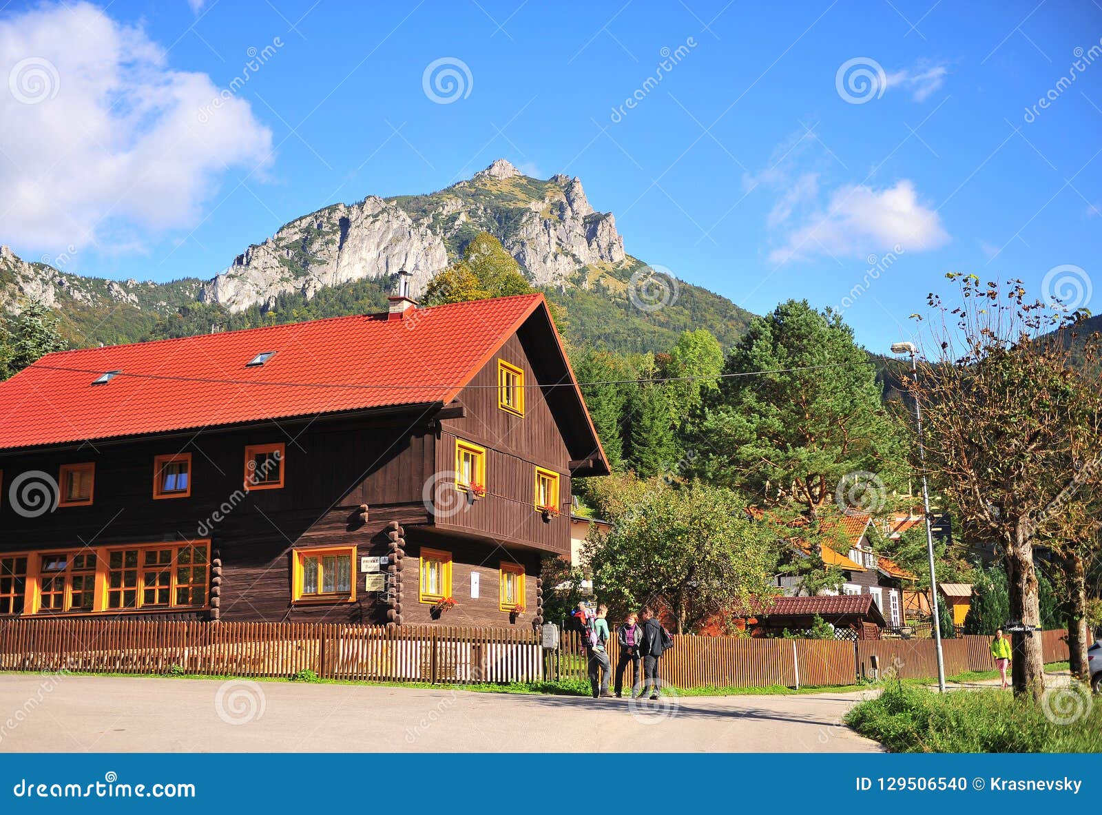 View of Terchova Village in Central Slovakia Editorial Image - Image of ...