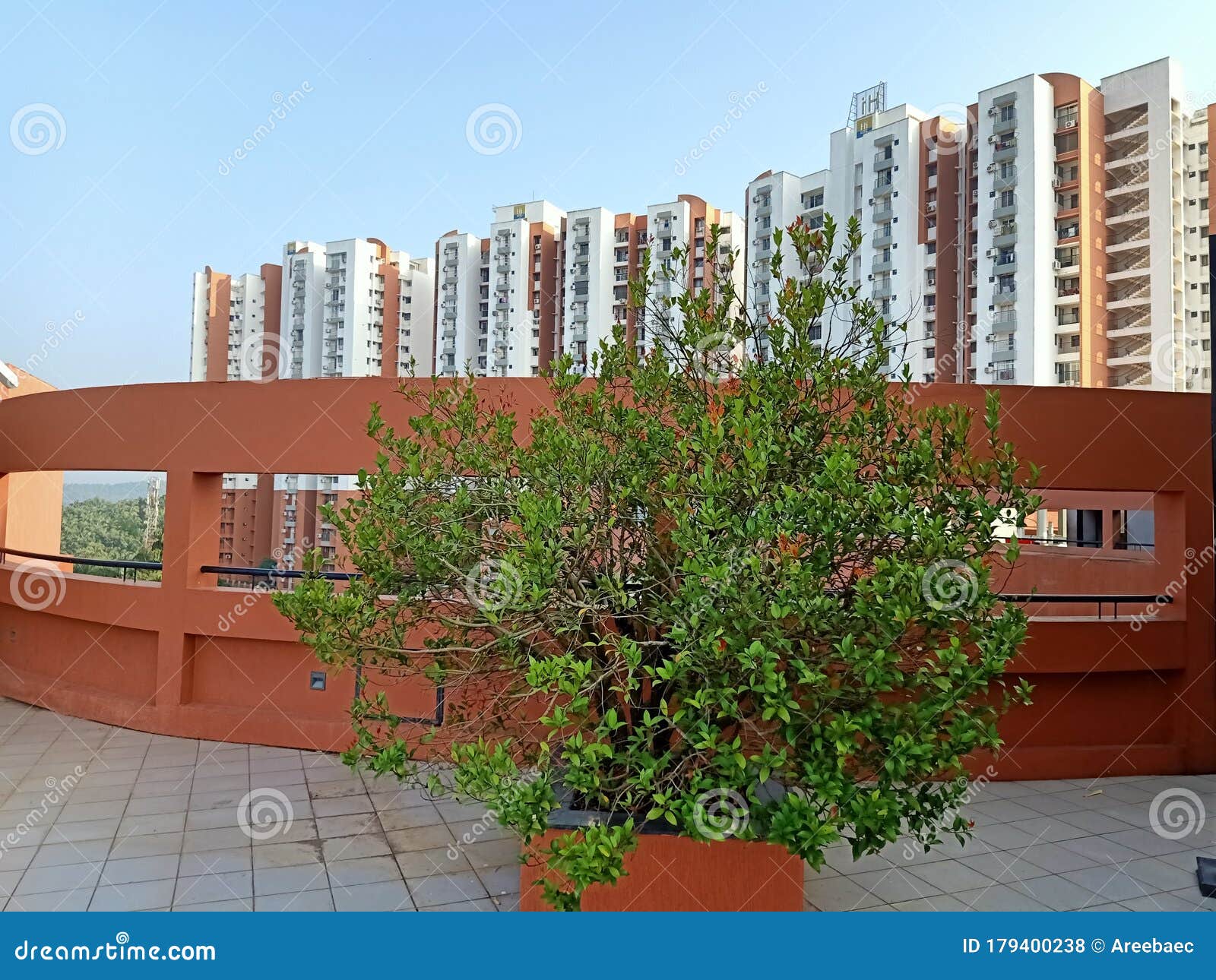 View from Terrace Top Building. Stock Photo - Image of estate, downtown ...