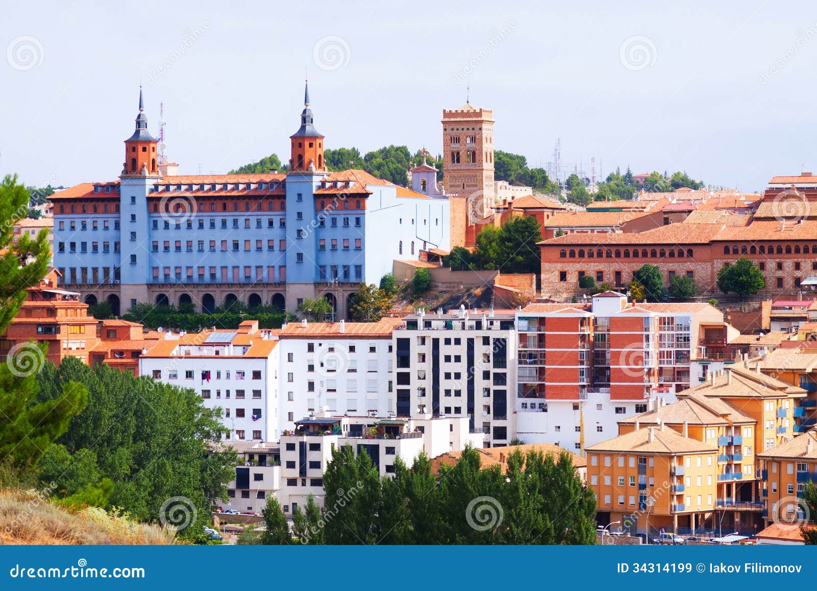 View of Teruel. Spain stock image. Image of dwelling - 34314199