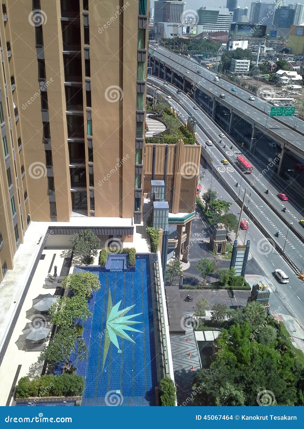 View from the 20th Floor, High Buil Editorial Stock Image - Image of ...