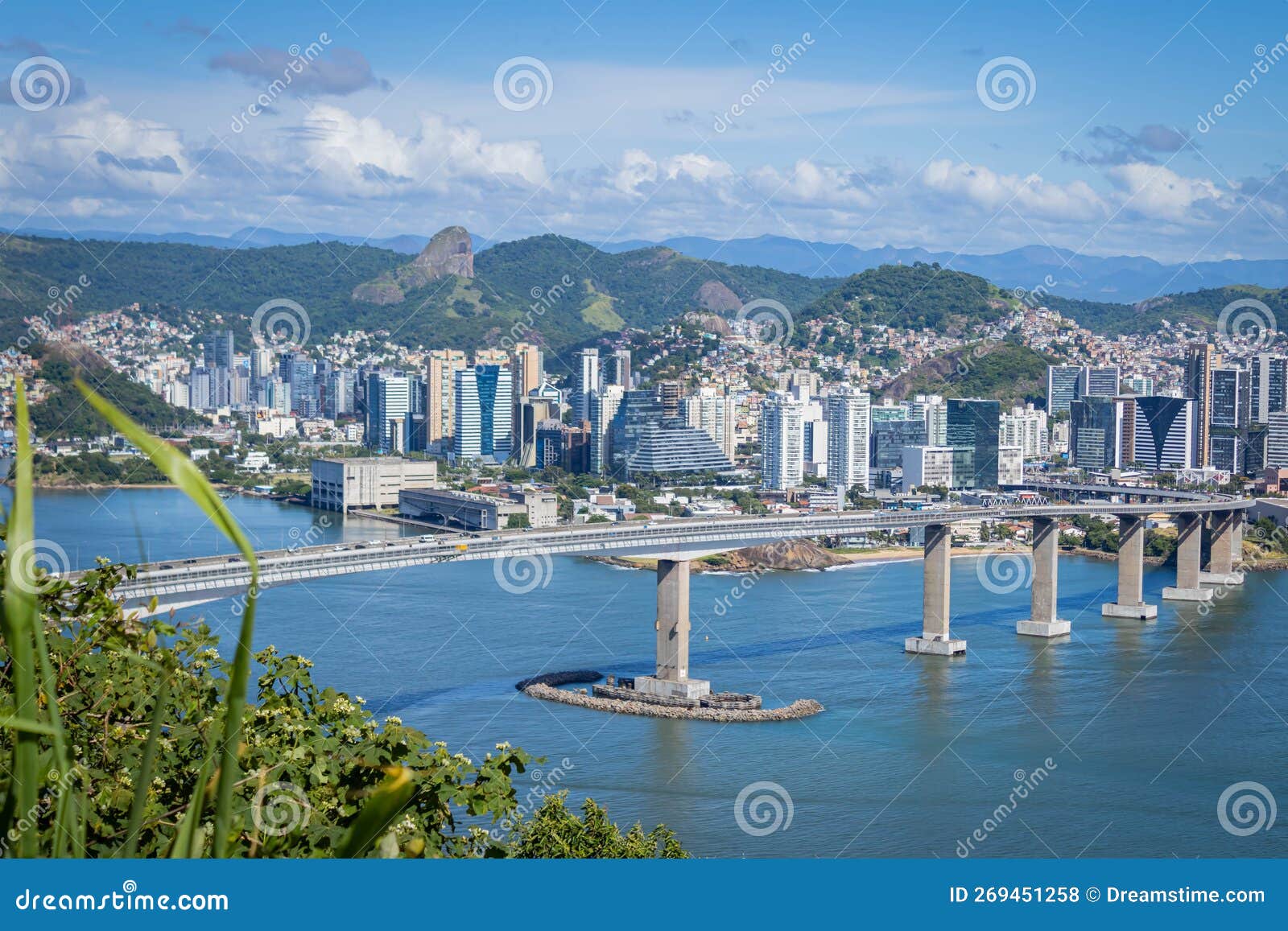 View from the Third Bridge Seen from the Top of "Morro Do Moreno ...