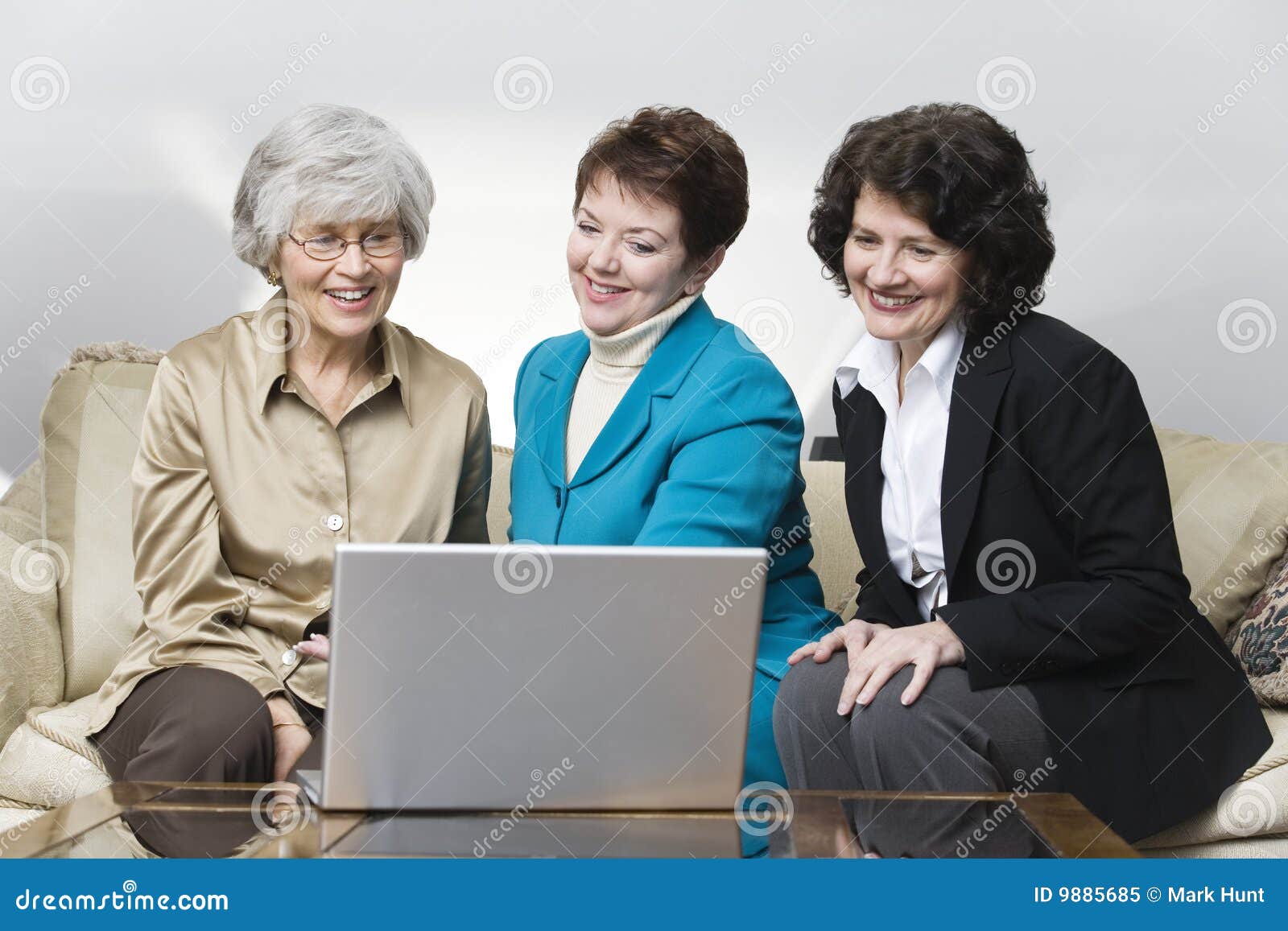 View of Three Business Women Stock Image - Image of colleagues ...