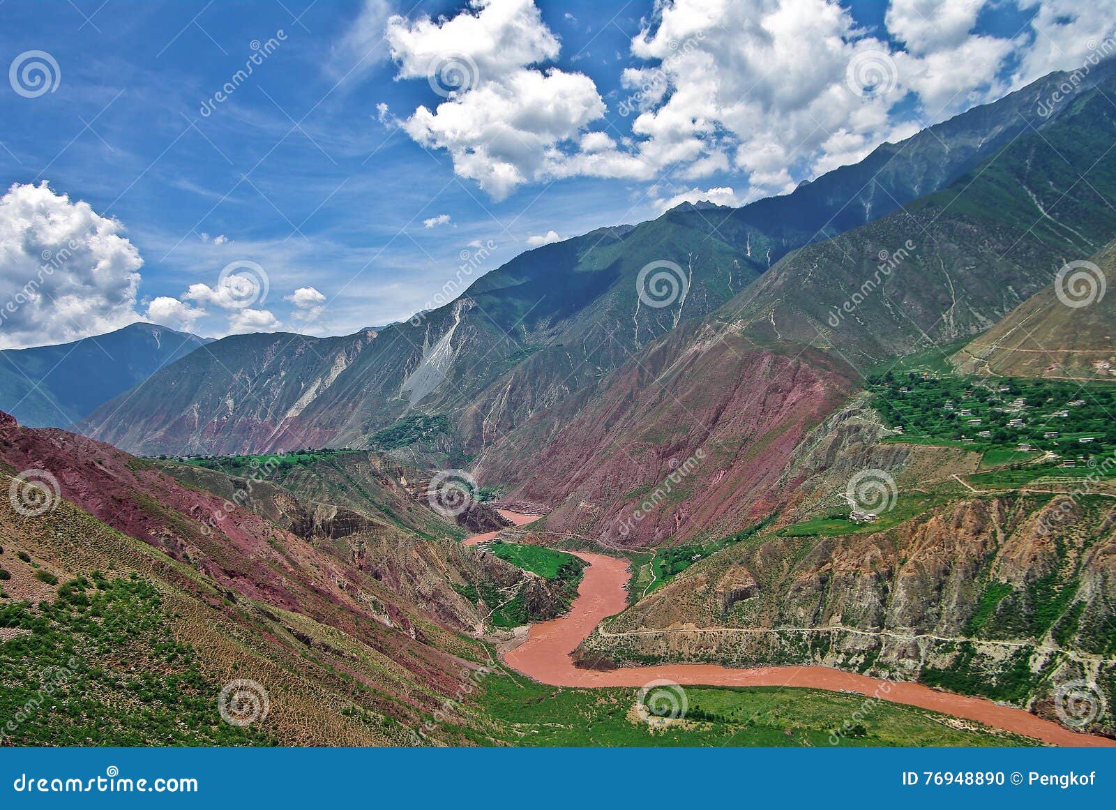View from Tibat stock photo. Image of tibat, beautiful - 76948890