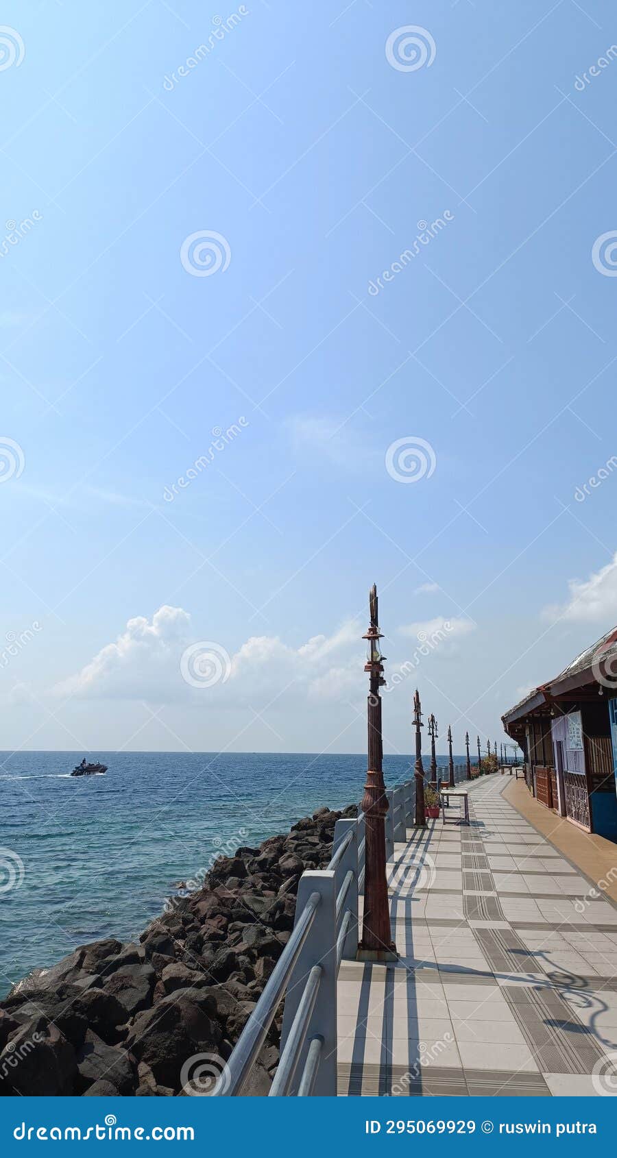A View from Tidore Island in Indonesia Stock Image - Image of island ...