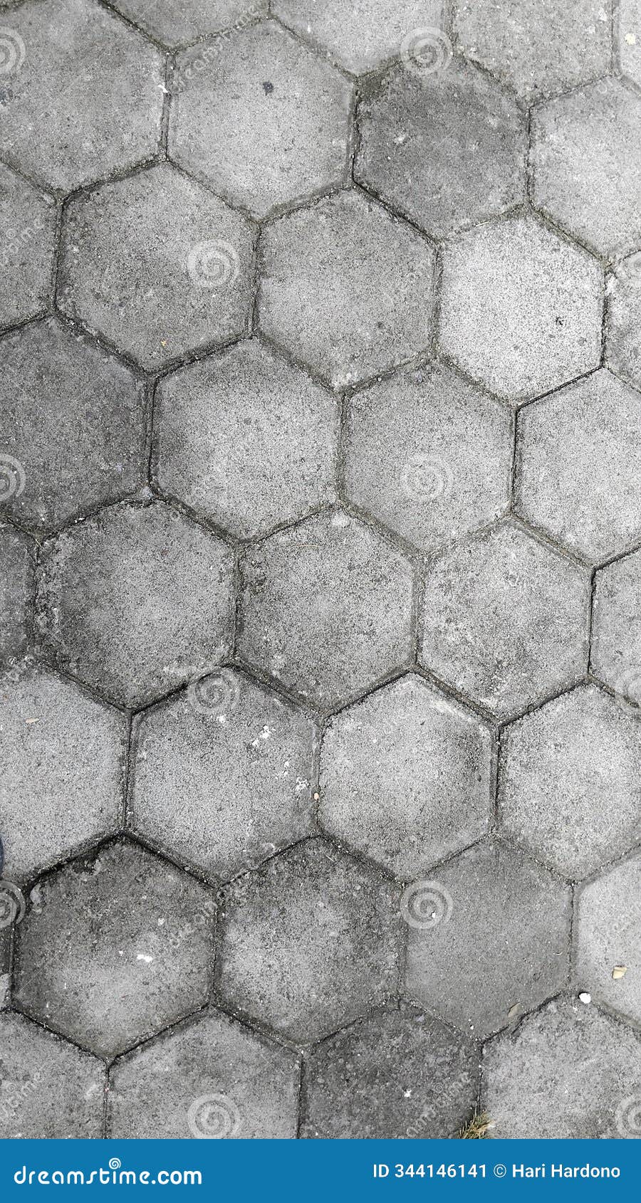 A View of a Tiled Floor Featuring a Unique Pentagon-shaped Pattern ...