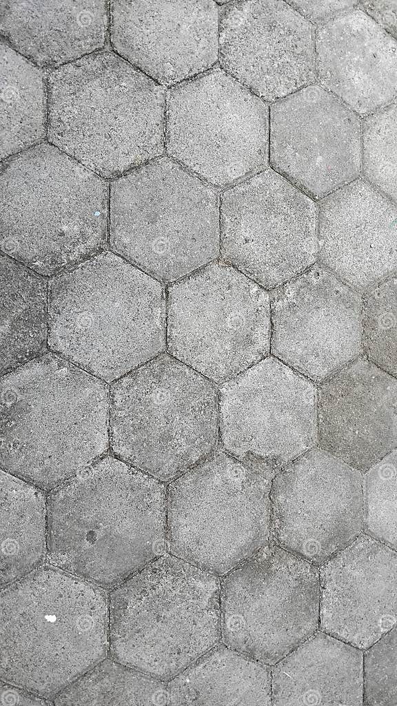 A View of a Floor Covered in Interlocking Pentagon-shaped Tiles ...
