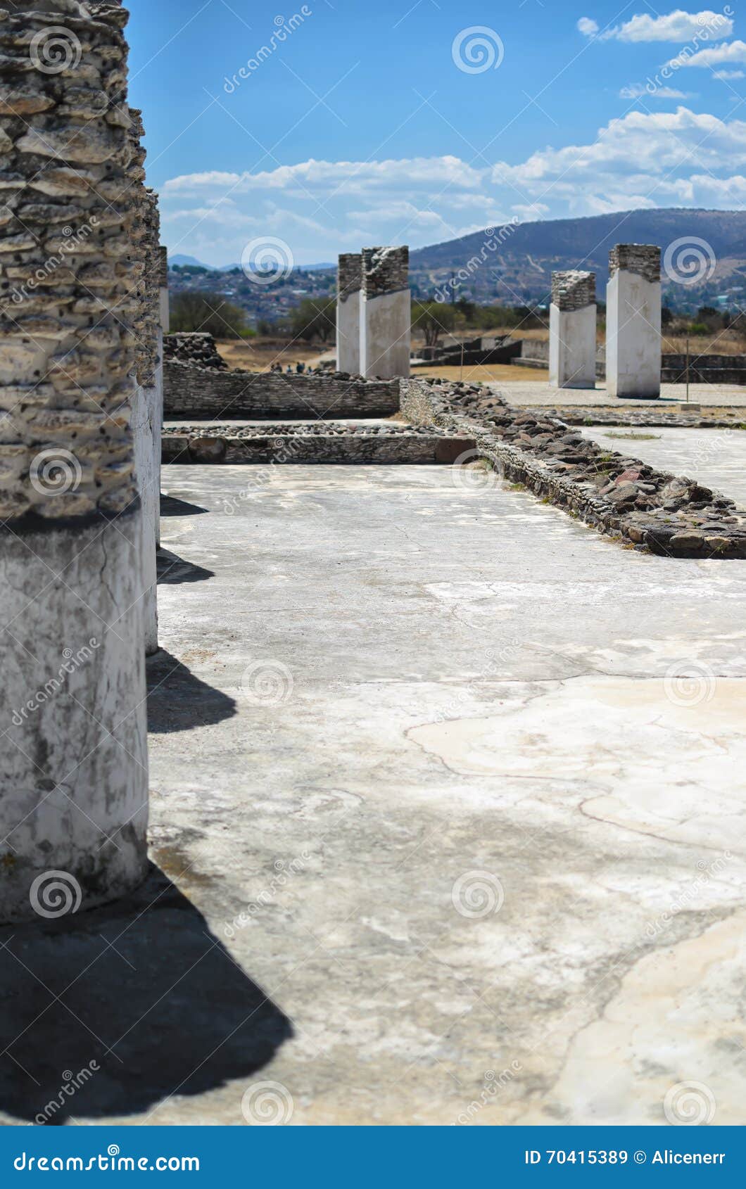 View To the Ancient Toltec City Stock Image - Image of ancient ...