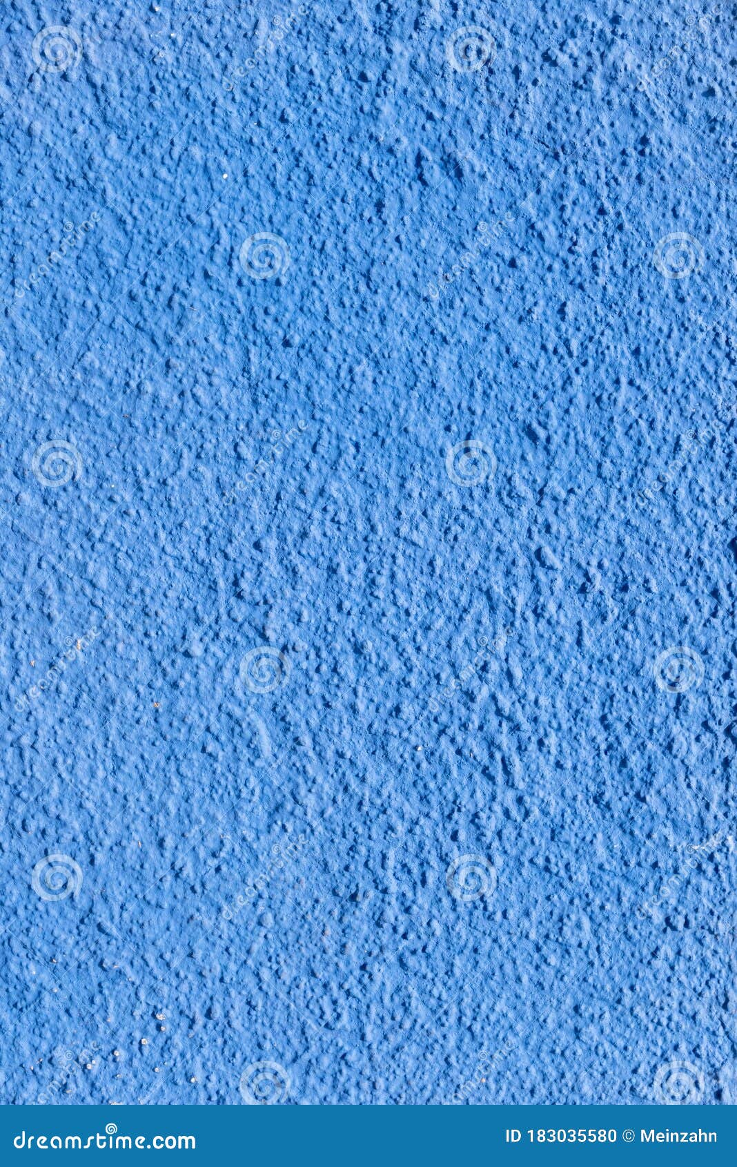 Blue Plaster Wall As Harmonic Mediterranean Background Stock Photo ...