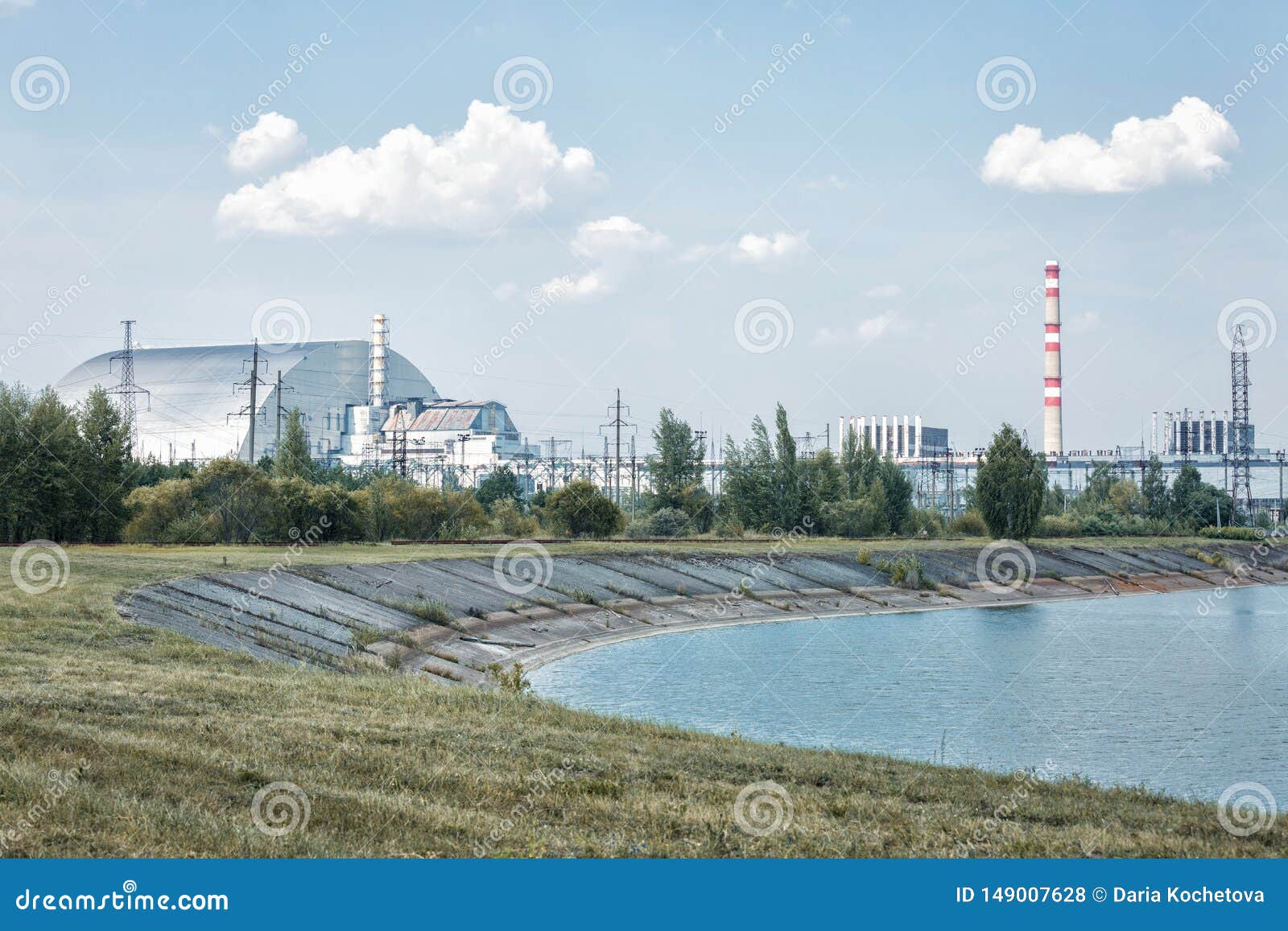 View To the Forth Power Unit of Chernobyl NPP Stock Photo - Image of ...
