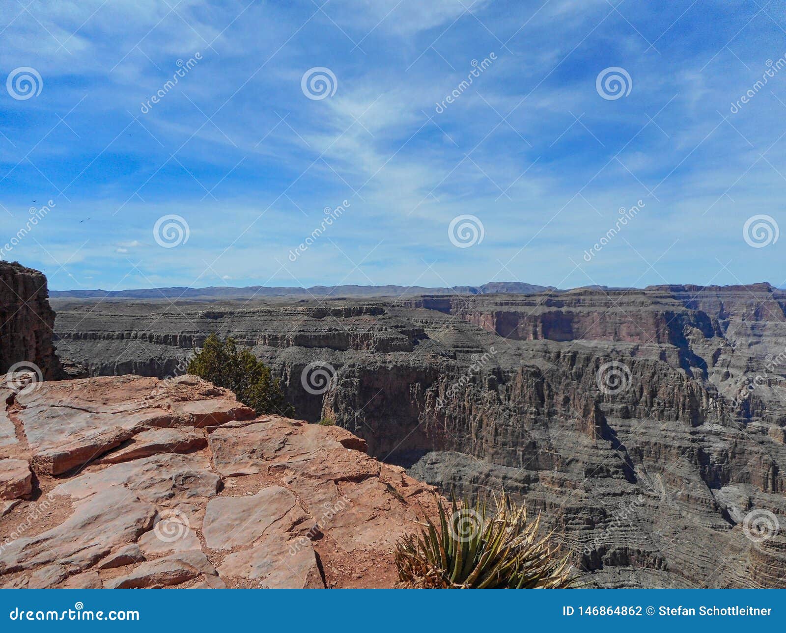 View To Grey Rocks in the Grand Canyon Stock Photo - Image of north ...