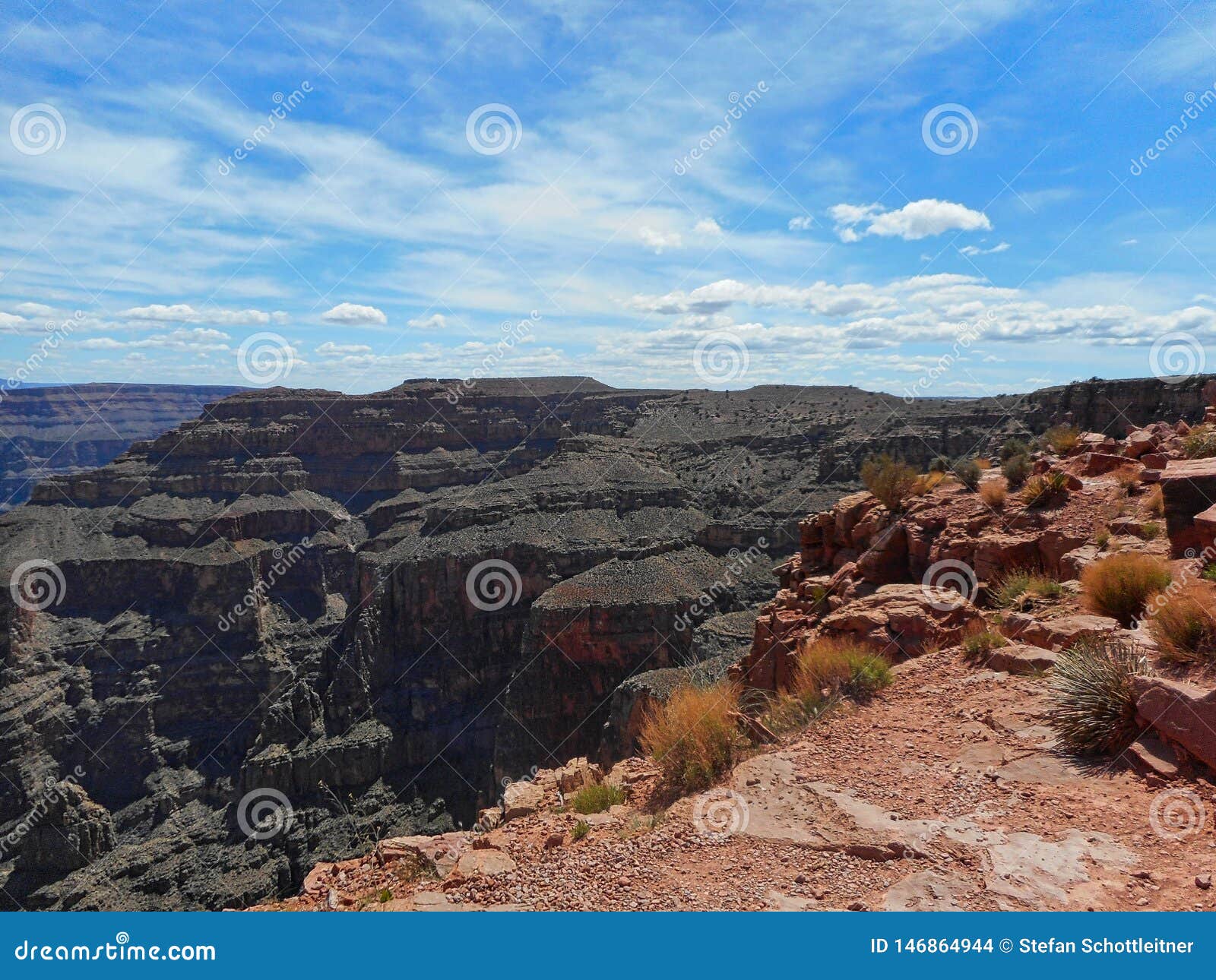 View To Grey Rocks in the Grand Canyon Stock Photo - Image of ...