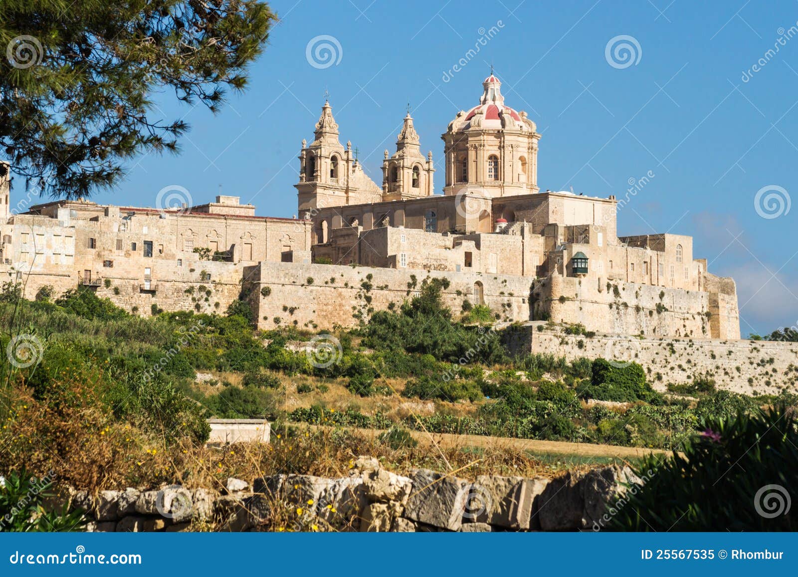 View To Mdina on Gozo Island Stock Image - Image of morning, door: 25567535