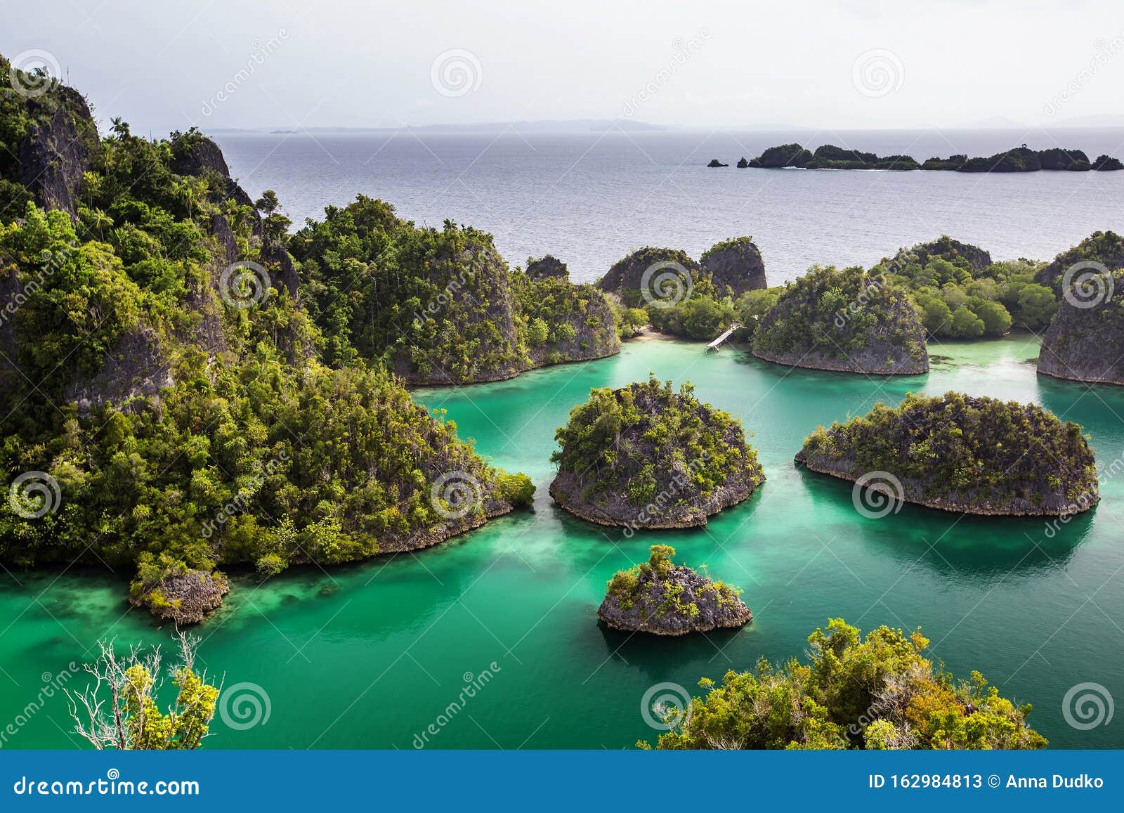 View To Piaynemo Islands from the Viewpoint, Raja Ampat, Indonesia ...