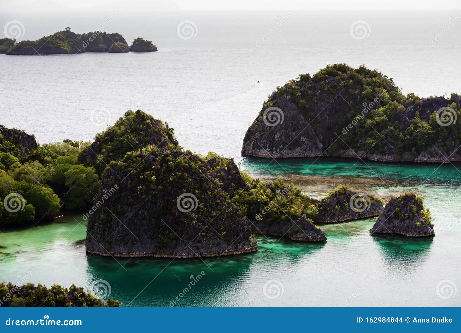 View To Piaynemo Islands from the Viewpoint, Raja Ampat, Indonesia ...